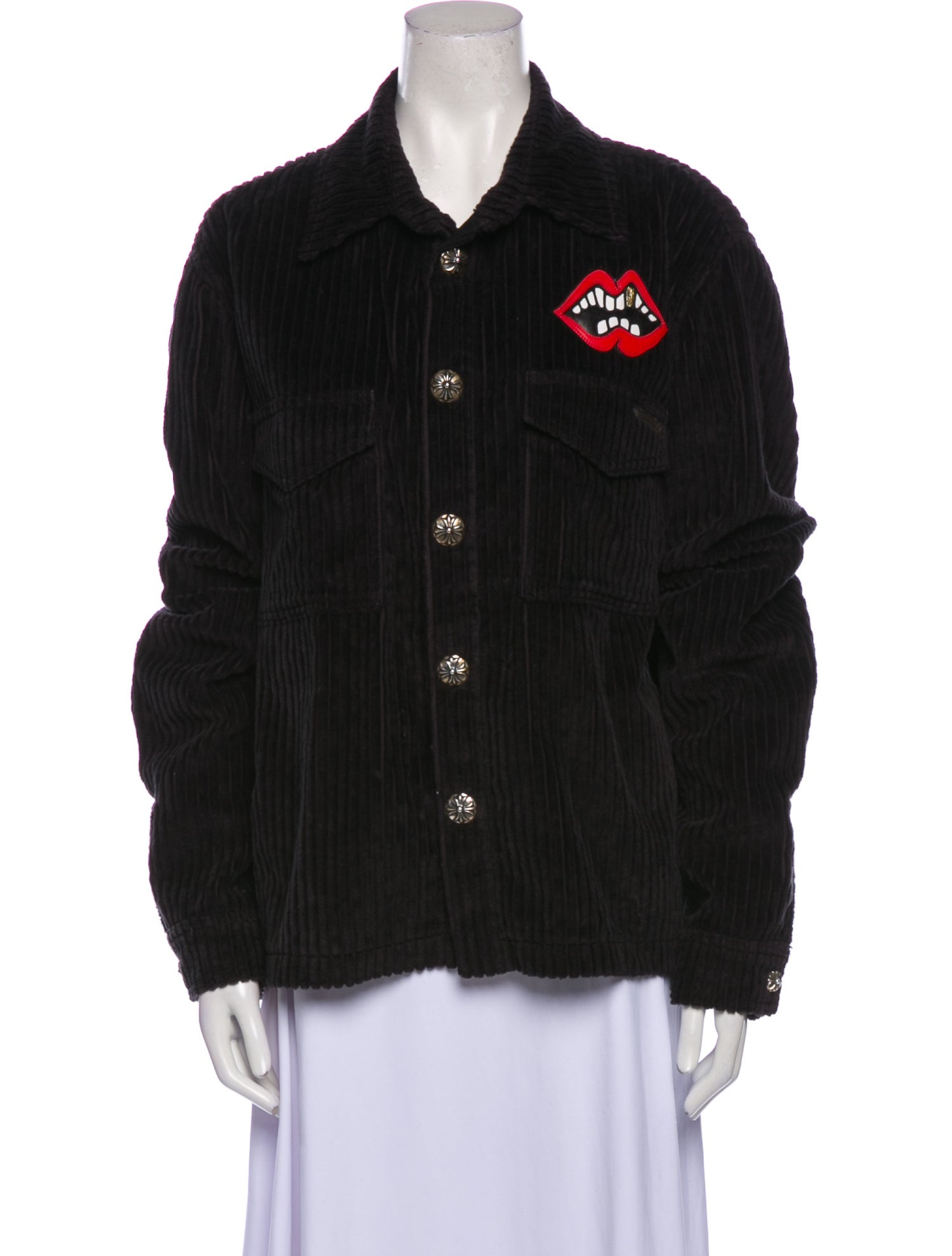 Chrome Hearts x Matty Boy 'Chompers' Graphic Print Trucker Jacket ...