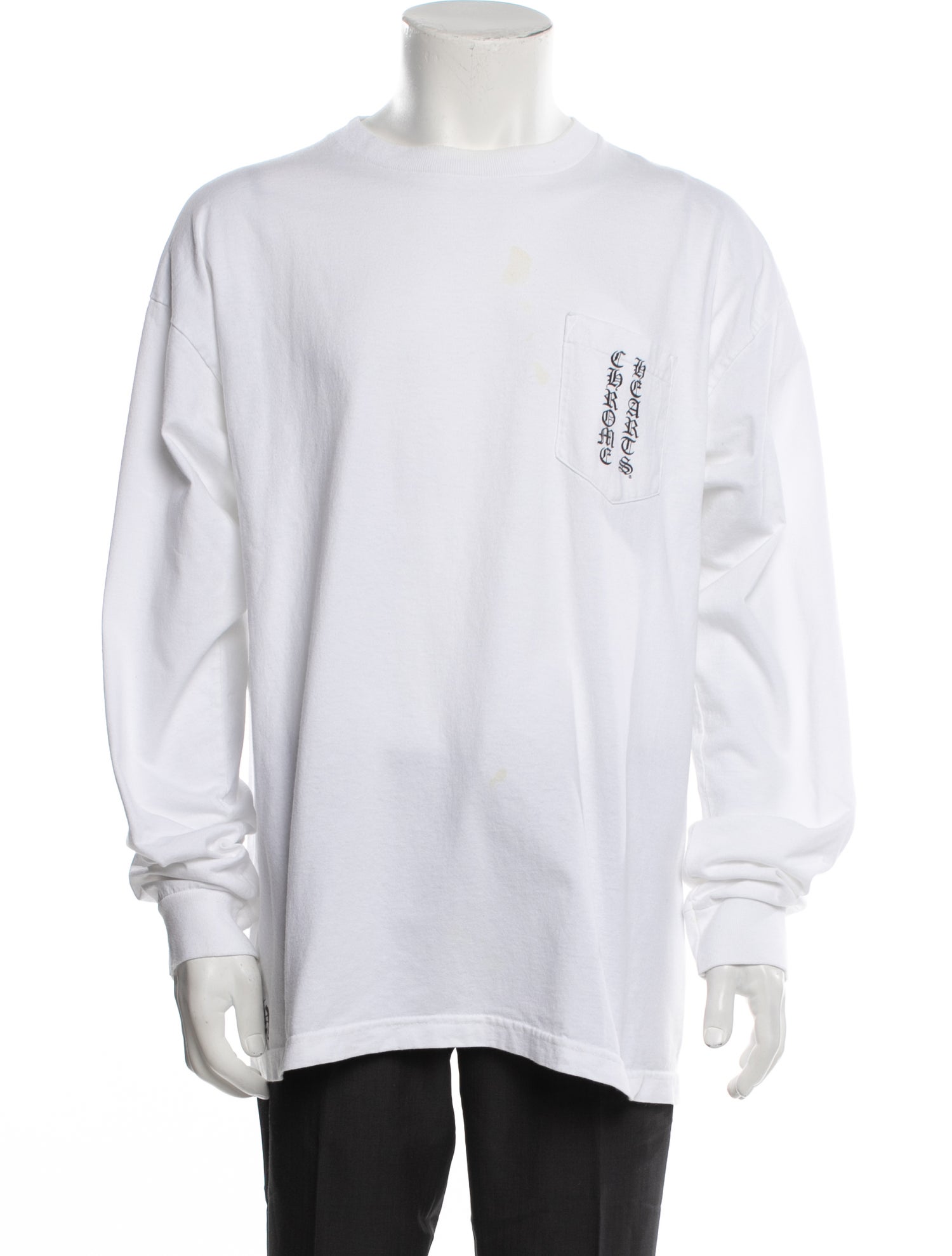 Chrome Hearts Drip Cross Graphic Print T-Shirt - White T-Shirts ...