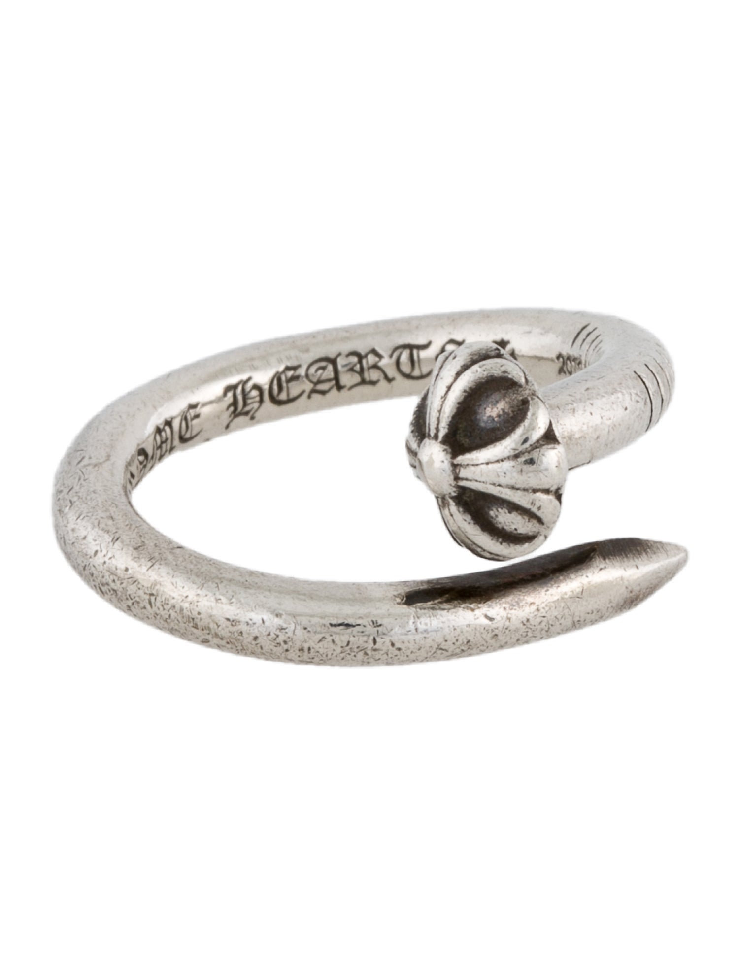 Chrome Hearts Nail Ring - 925 Sterling Silver Band, Rings - CHH54884 ...