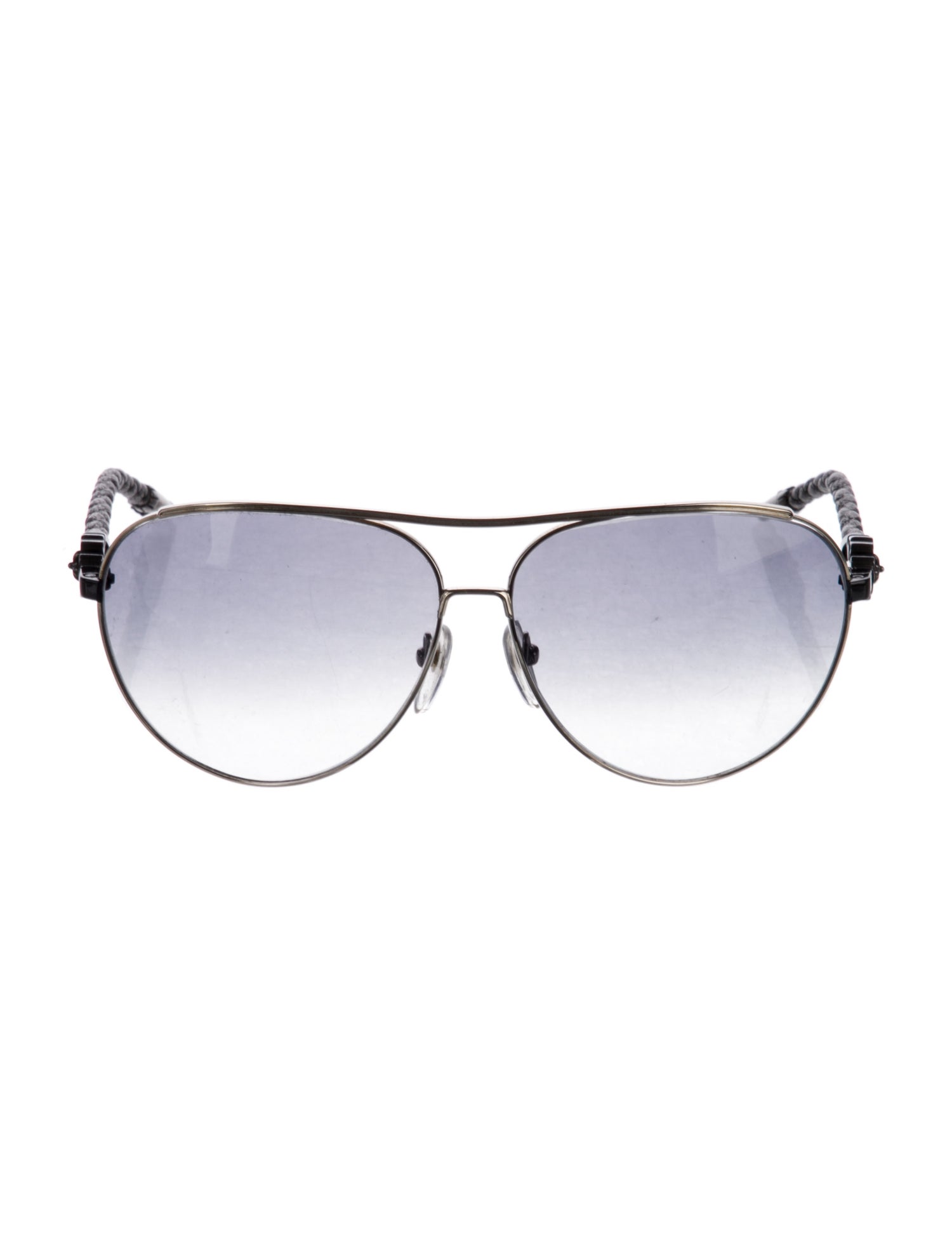 Chrome Hearts Quim Aviator Sunglasses - Black Sunglasses, Accessories ...