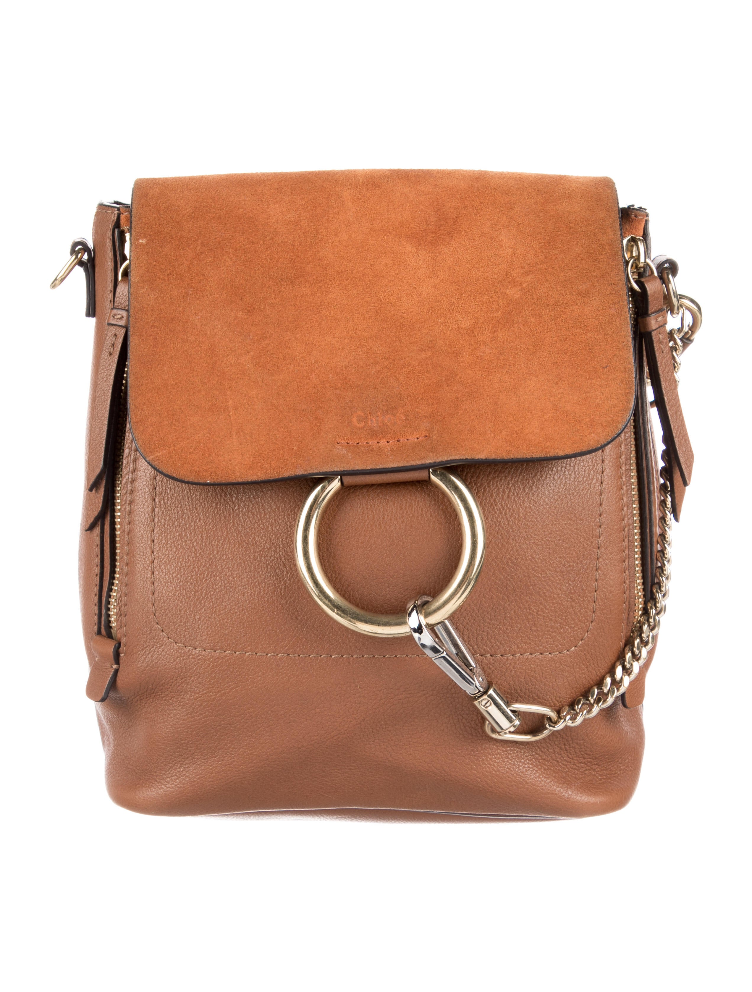Chloé Mini Faye Backpack - Neutrals Backpacks, Handbags - CHL231085 ...