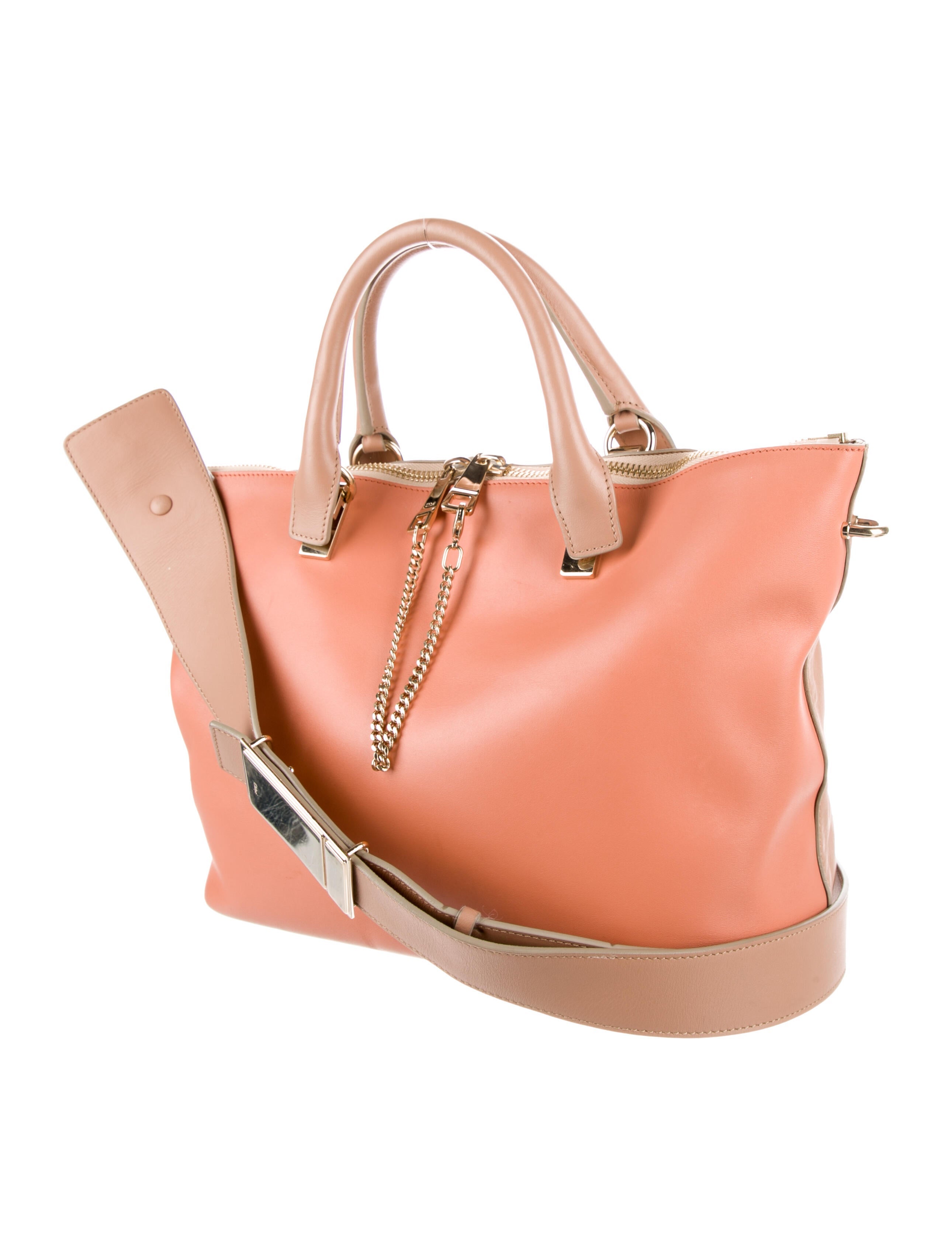 Chloé Medium Baylee Tote - Pink Shoulder Bags, Handbags - CHL221946 | The RealReal