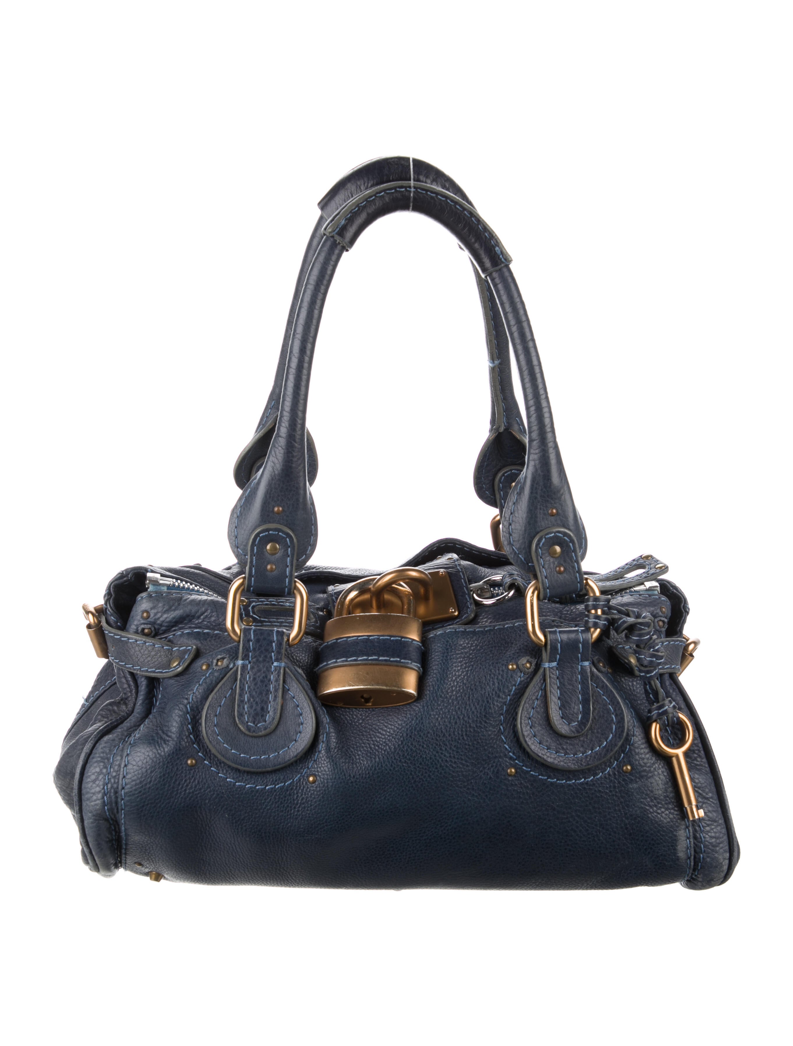 Chloé Leather Silverado Bag - Blue Shoulder Bags, Handbags - CHL60835 ...