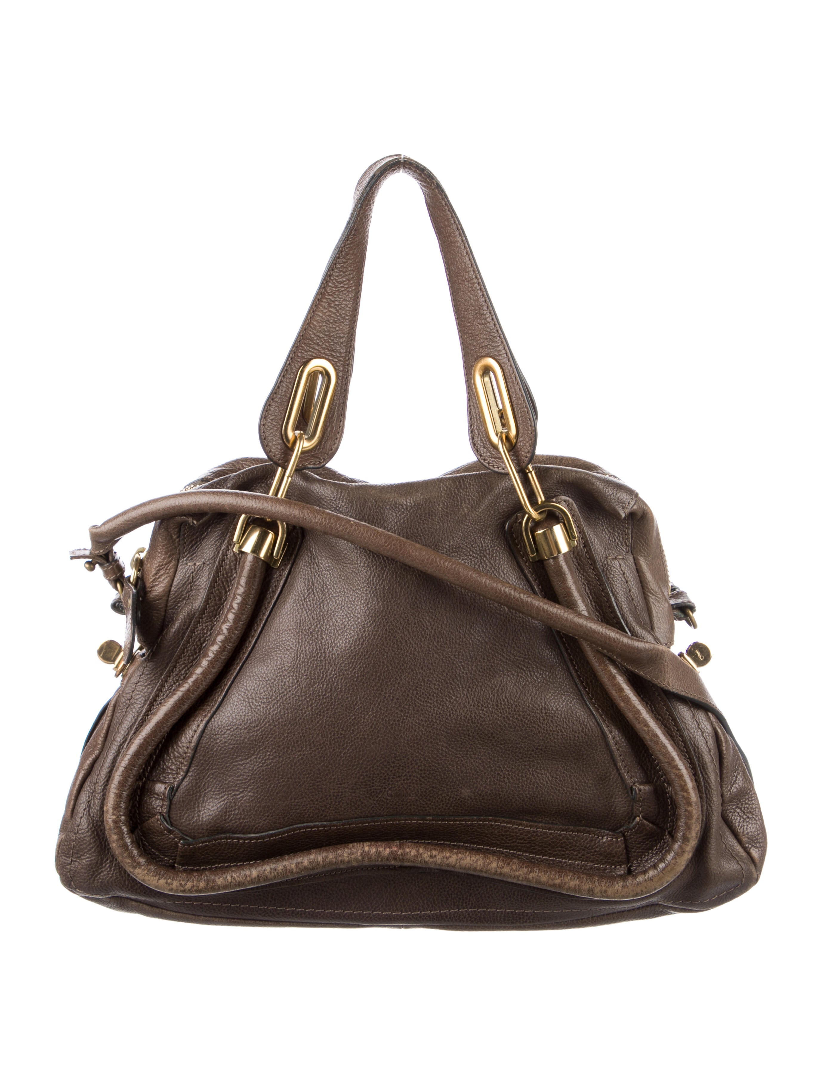 Chloé Leather Shoulder Bag - Brown Shoulder Bags, Handbags - CHL229625 ...