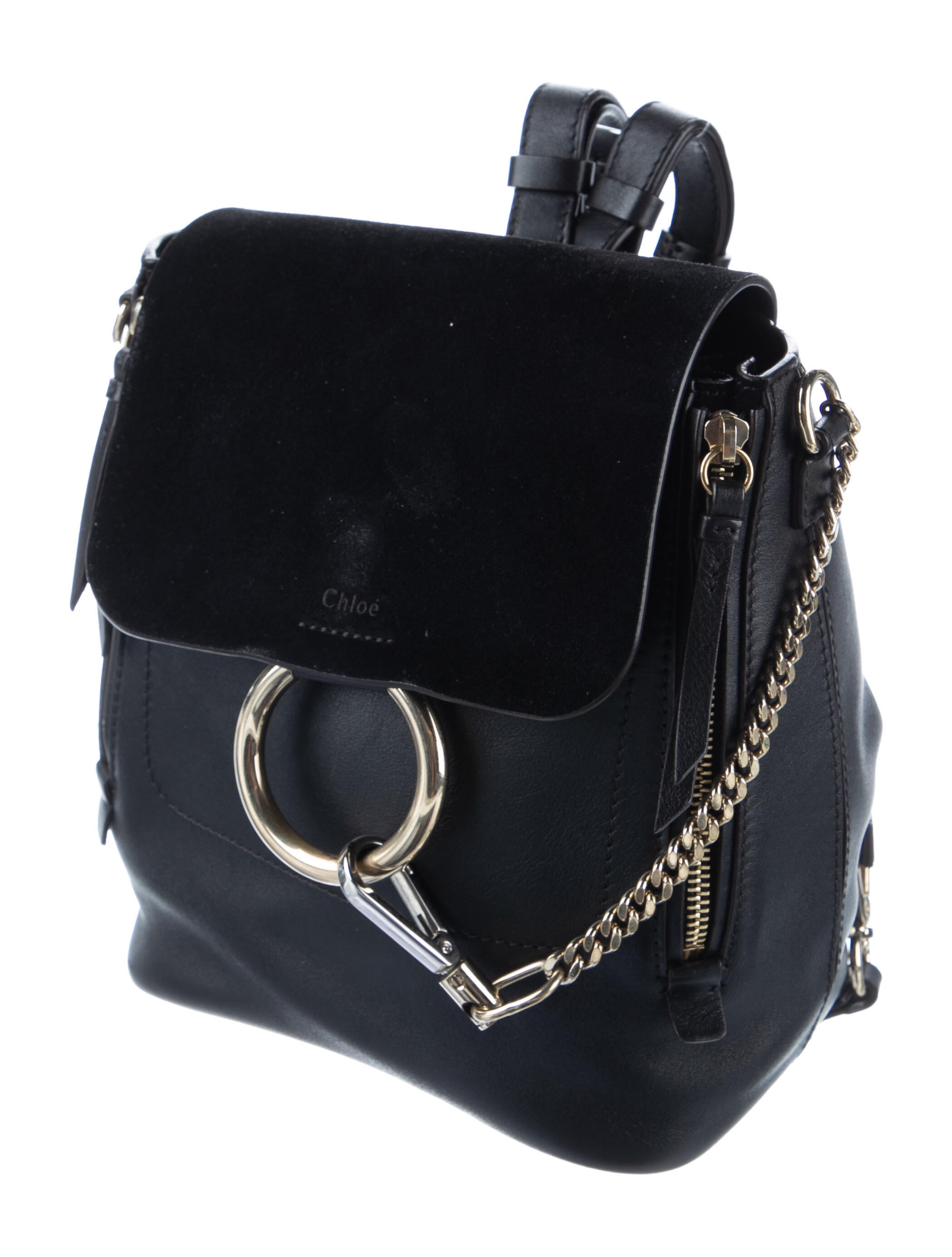 Chloé Small Faye Backpack - Black Backpacks, Handbags - CHL229959 | The ...