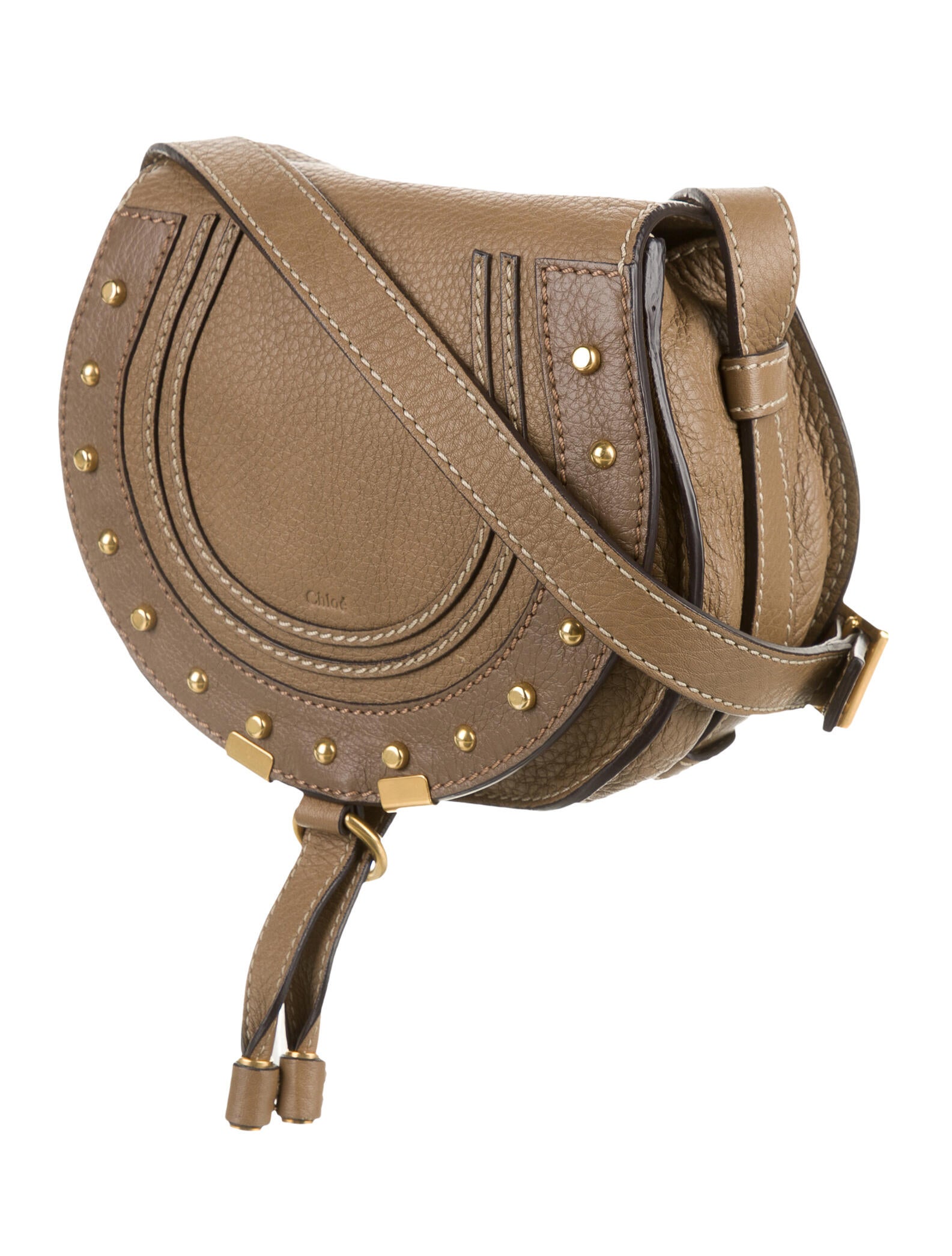 Chloé Leather Crossbody Bag - Brown Crossbody Bags, Handbags ...