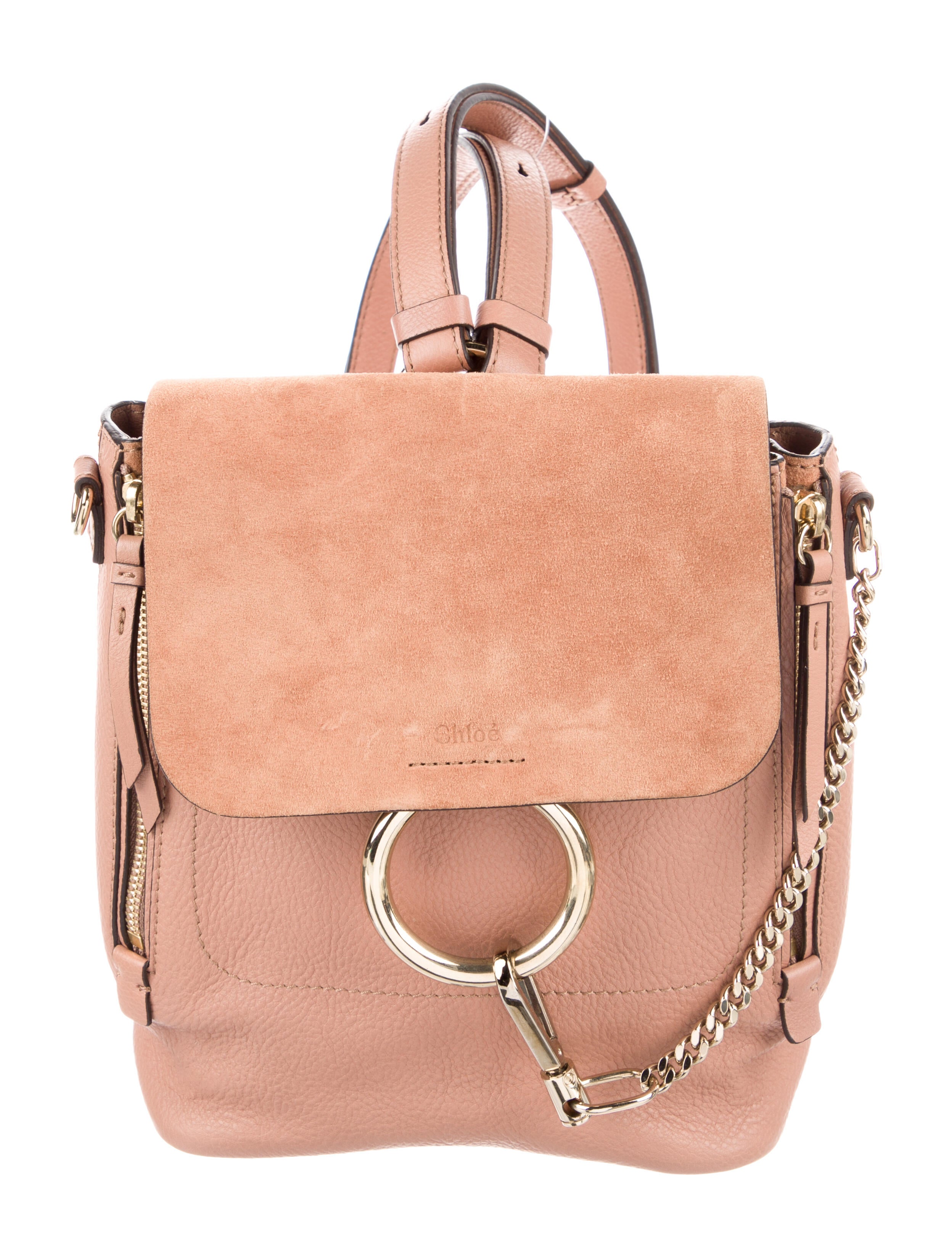 Chloé Small Faye Backpack - Pink Backpacks, Handbags - CHL231031 | The ...