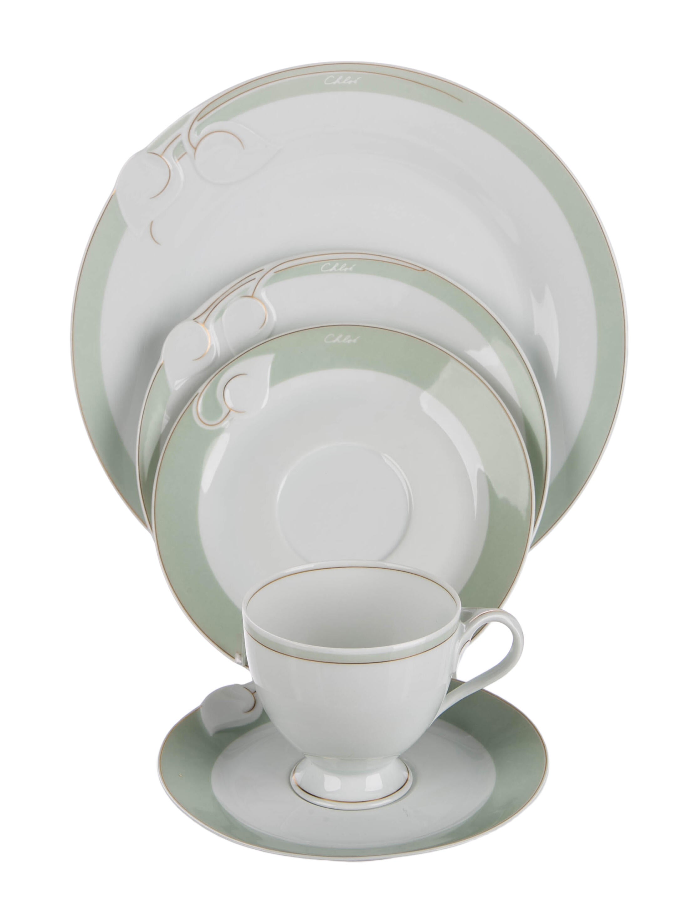 Tiffany & Co. 20-Piece Frank Lloyd Wright Cabaret Dinnerware Set - Blue ...