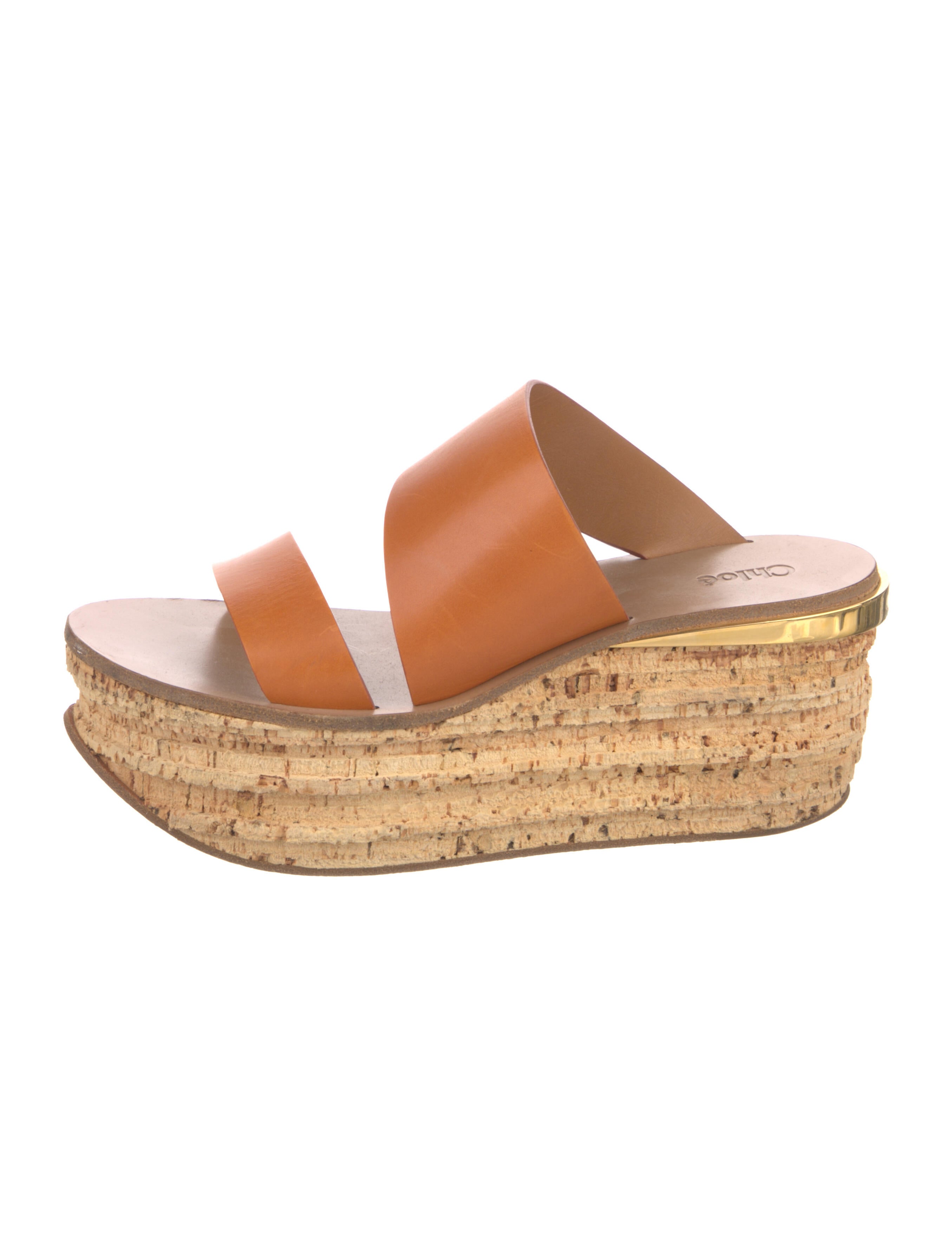 Tibi Boni Shearling Slide Sandals - Brown Sandals, Shoes - WTI35411 ...