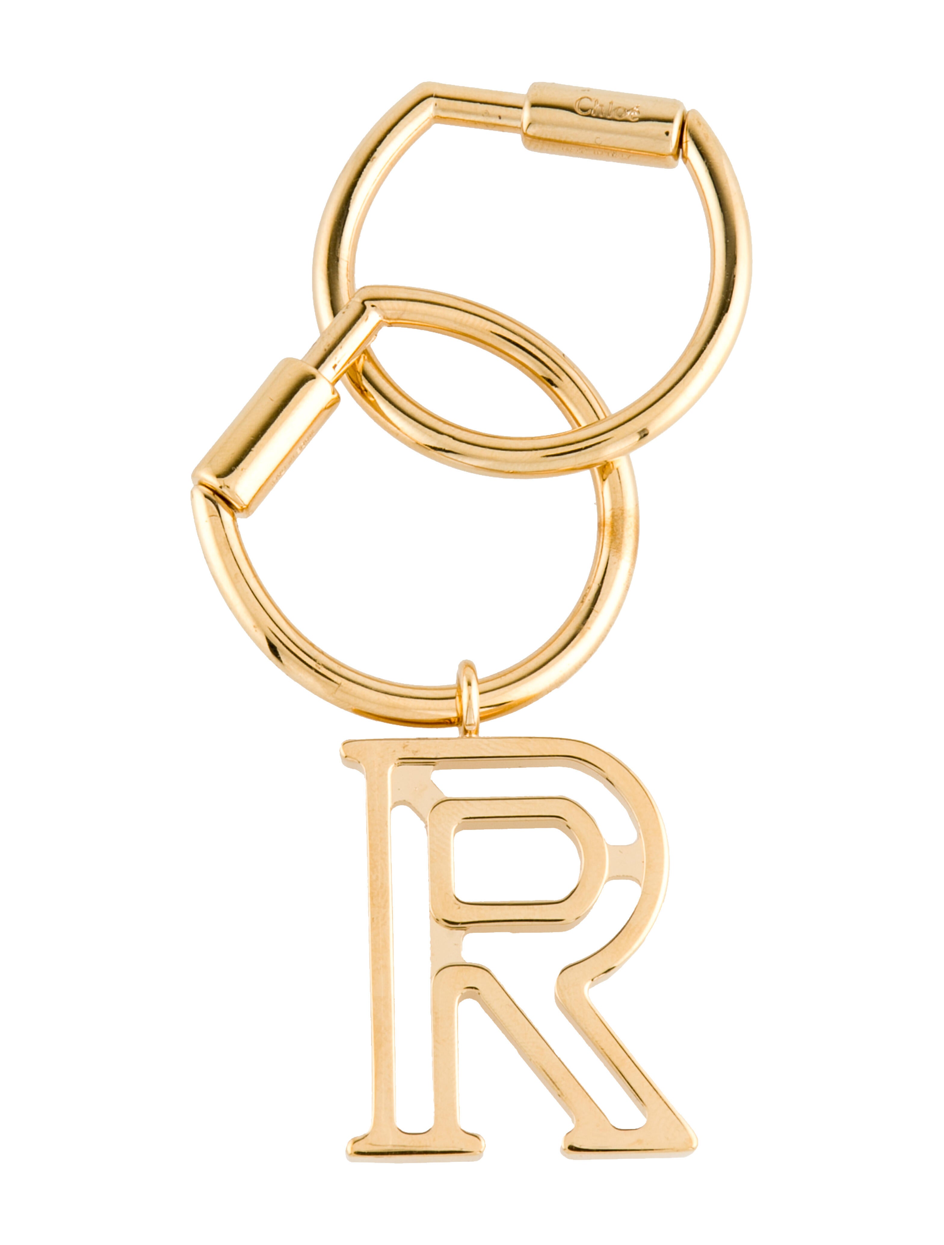 Chloé Letter 'R' Keychain - Gold Keychains, Accessories - CHL235361 ...