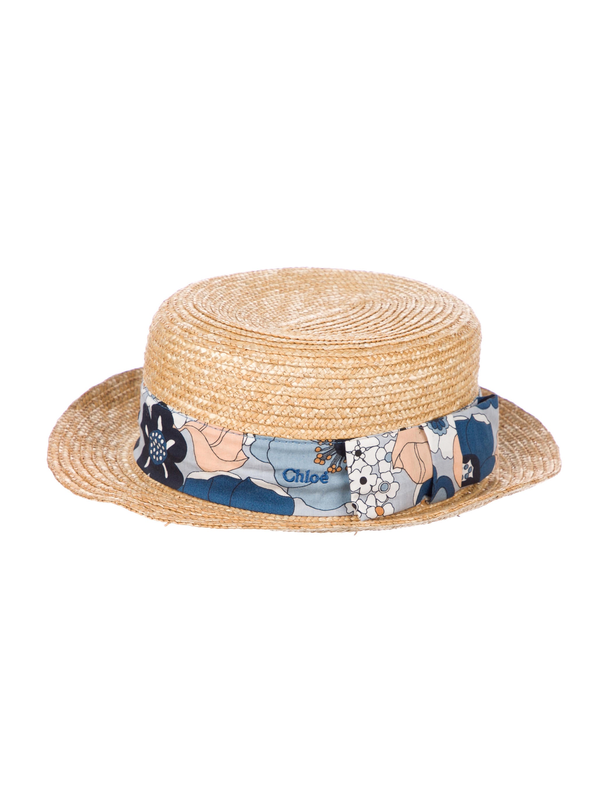 Chloé Wide Brimmed Straw Hat - Neutrals Hats, Accessories - CHL237973 ...
