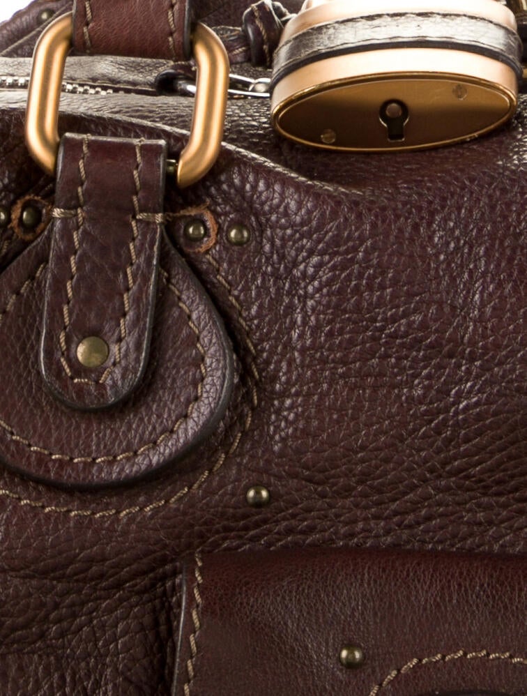 Chloé Leather Paddington Shoulder Bag - Brown Shoulder Bags, Handbags - CHL244955 | The RealReal