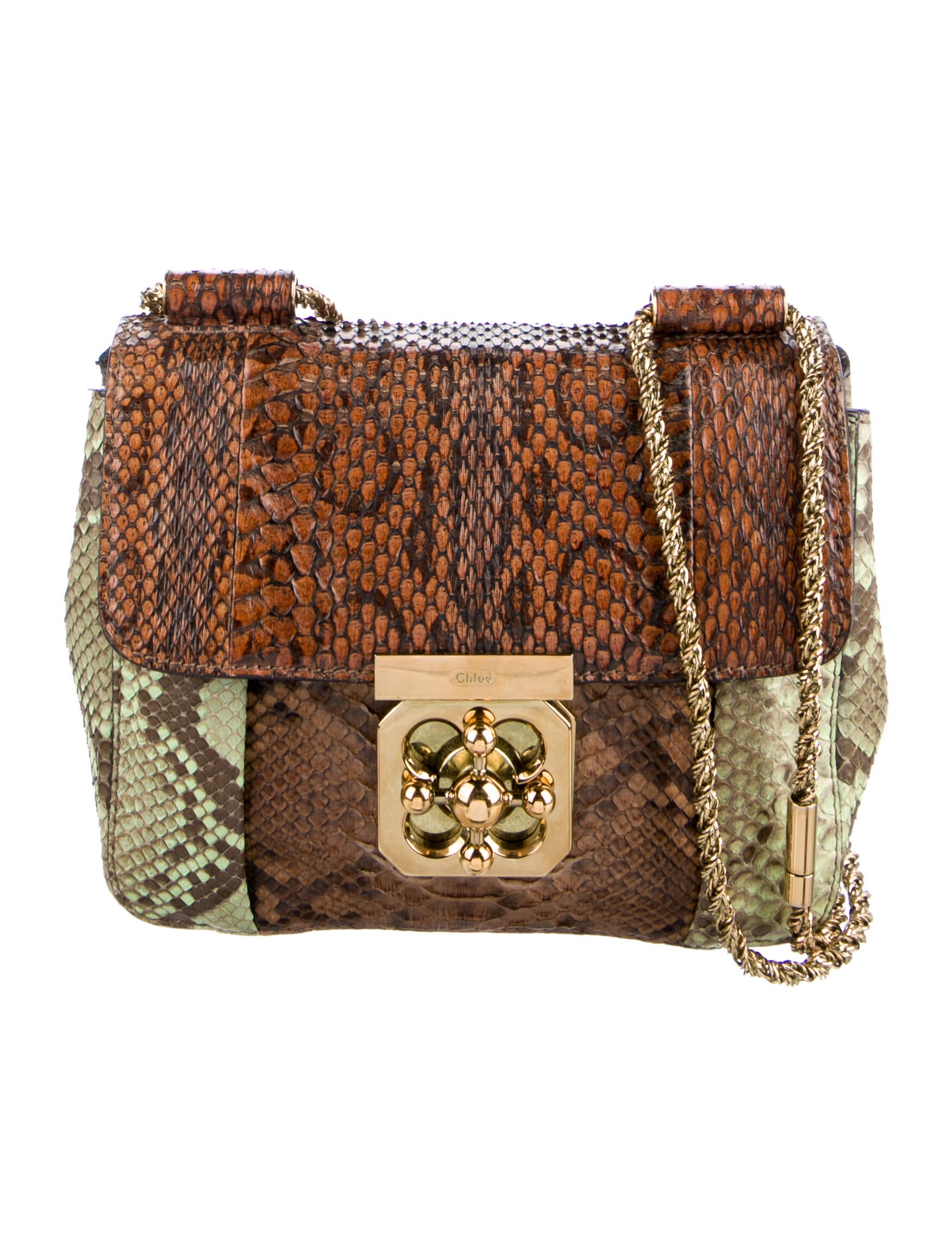 Chloé Leather Shoulder Bag - Brown Shoulder Bags, Handbags - CHL57613 ...