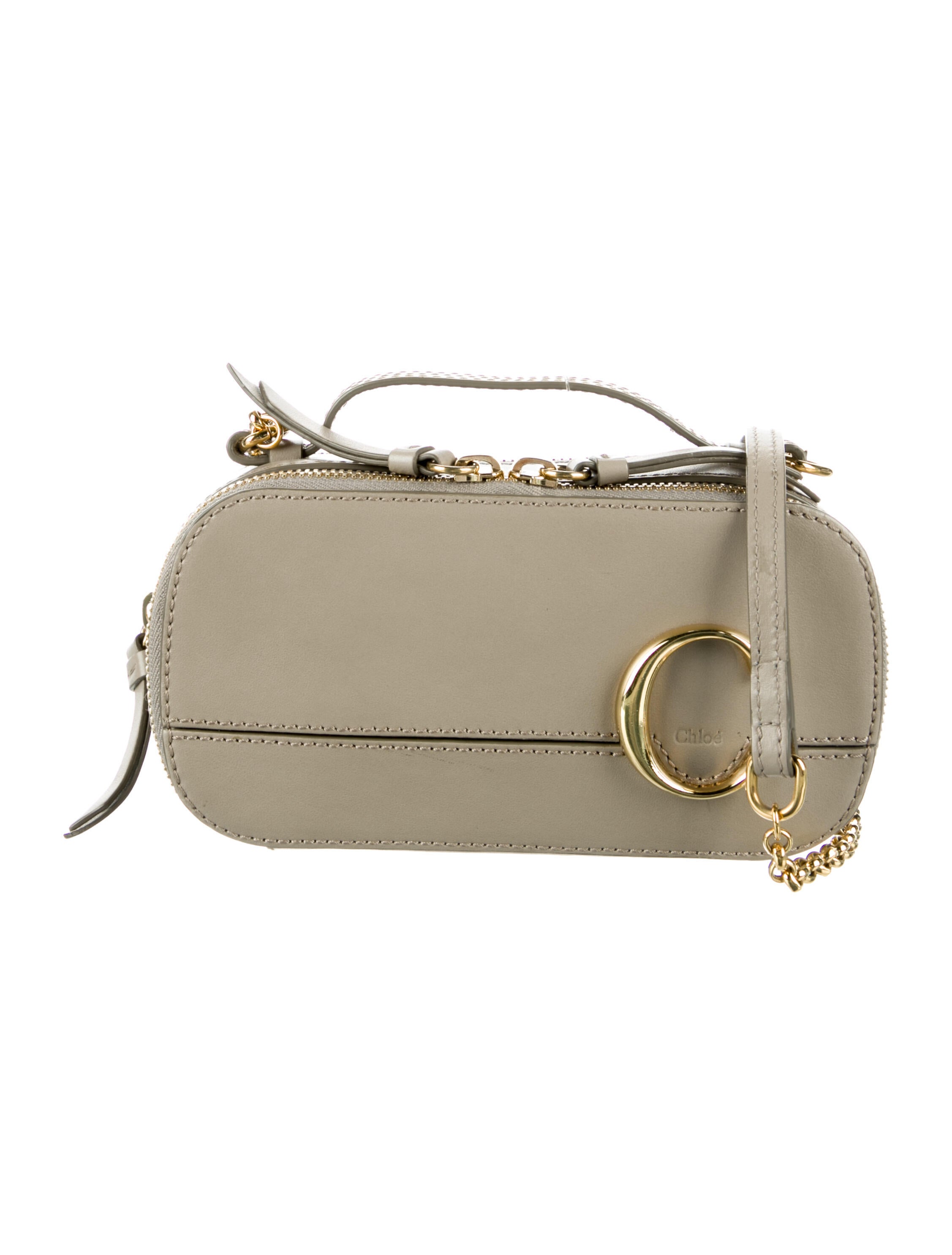 Chloé Mini Vanity C Bag - Brown Crossbody Bags, Handbags - CHL249654 ...