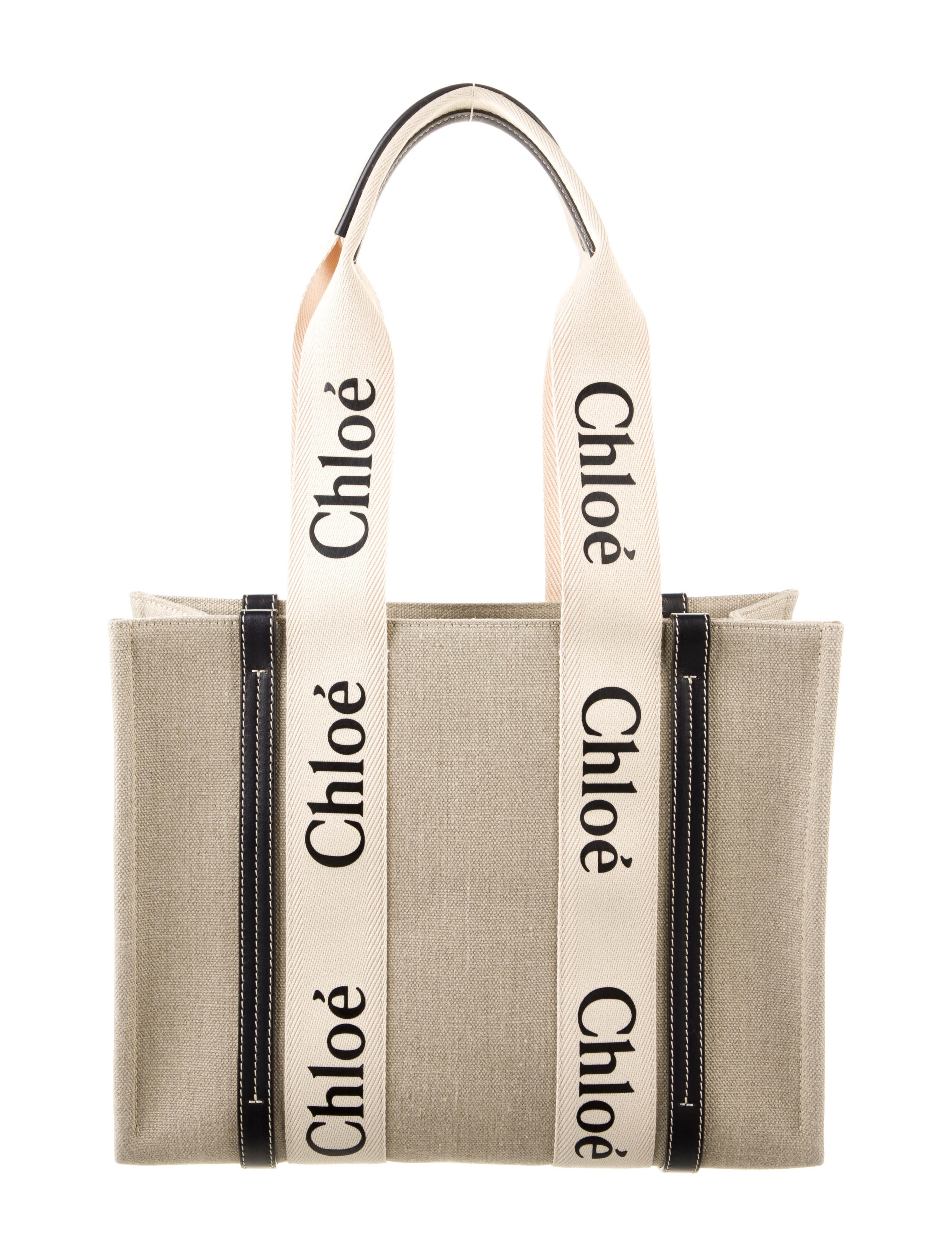 Chloé Medium Woody Tote - Neutrals Totes, Handbags - CHL250352 | The ...
