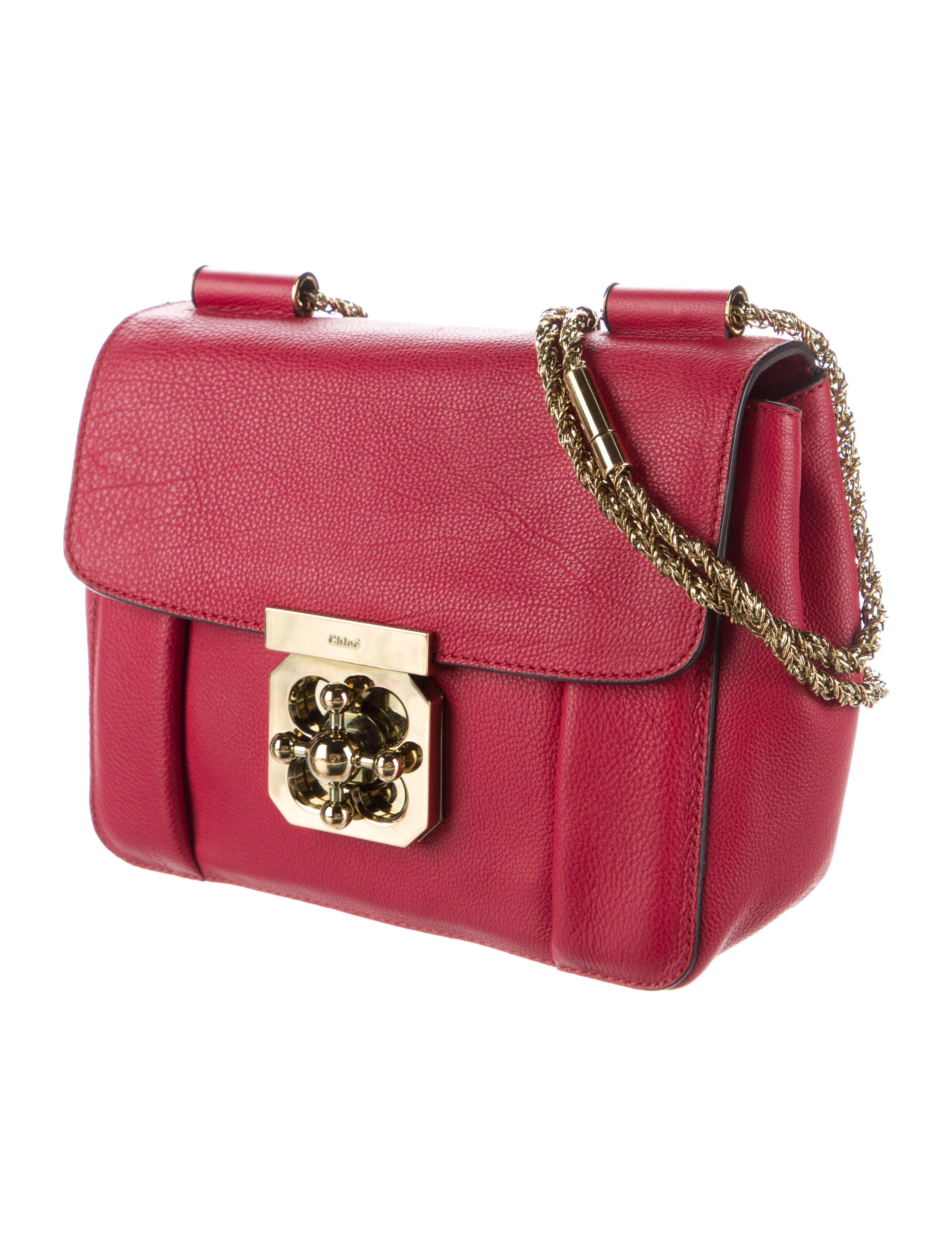 Roger Vivier Suede Chain-Link Shoulder Bag - Red Shoulder Bags ...