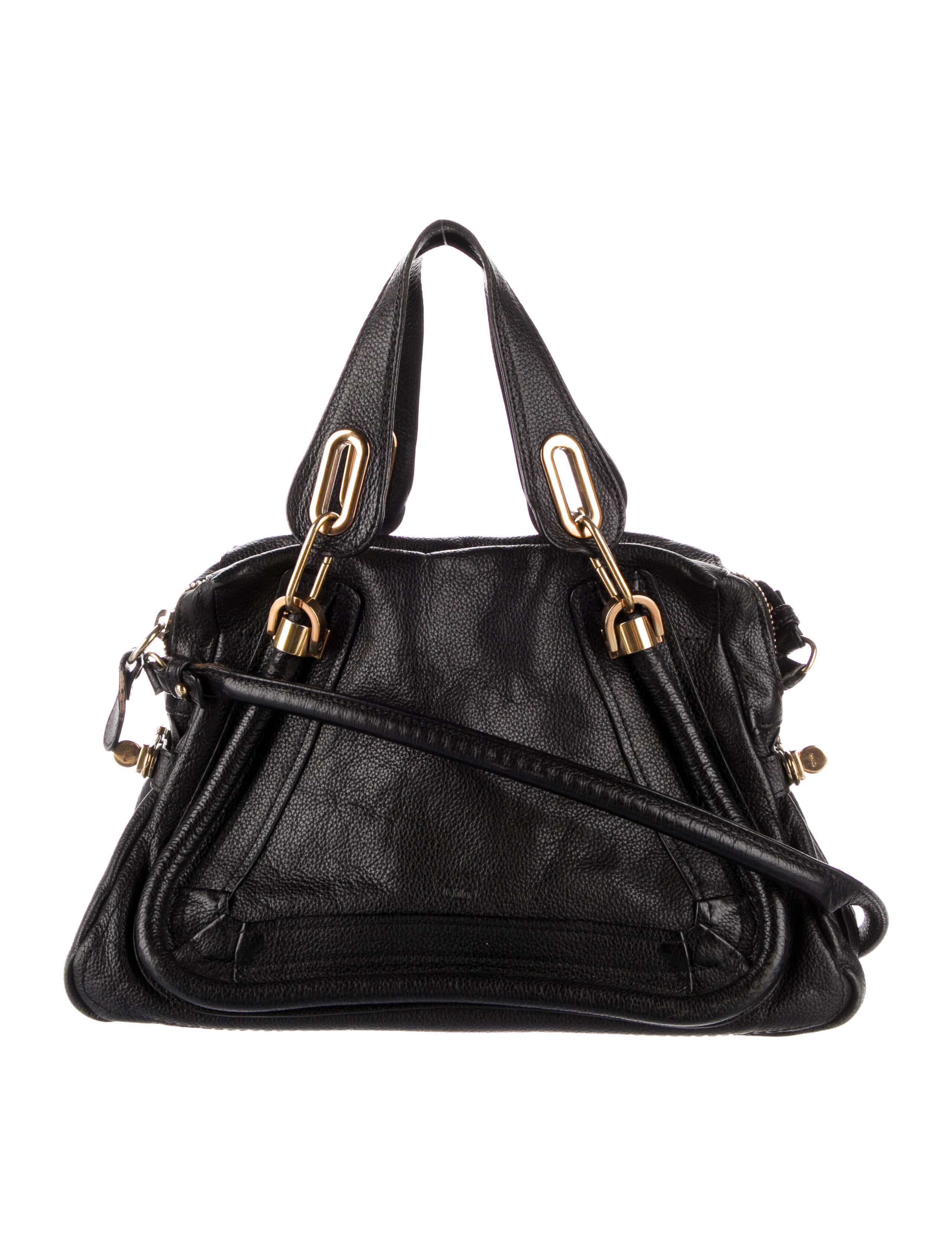 Chloé Leather Shoulder Bag - Black Shoulder Bags, Handbags - CHL229897 ...