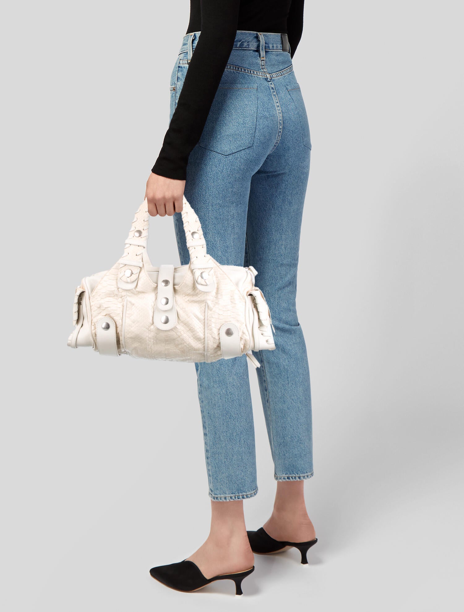 Chloé Silverado Python Shoulder Bag - Neutrals Shoulder Bags, Handbags ...