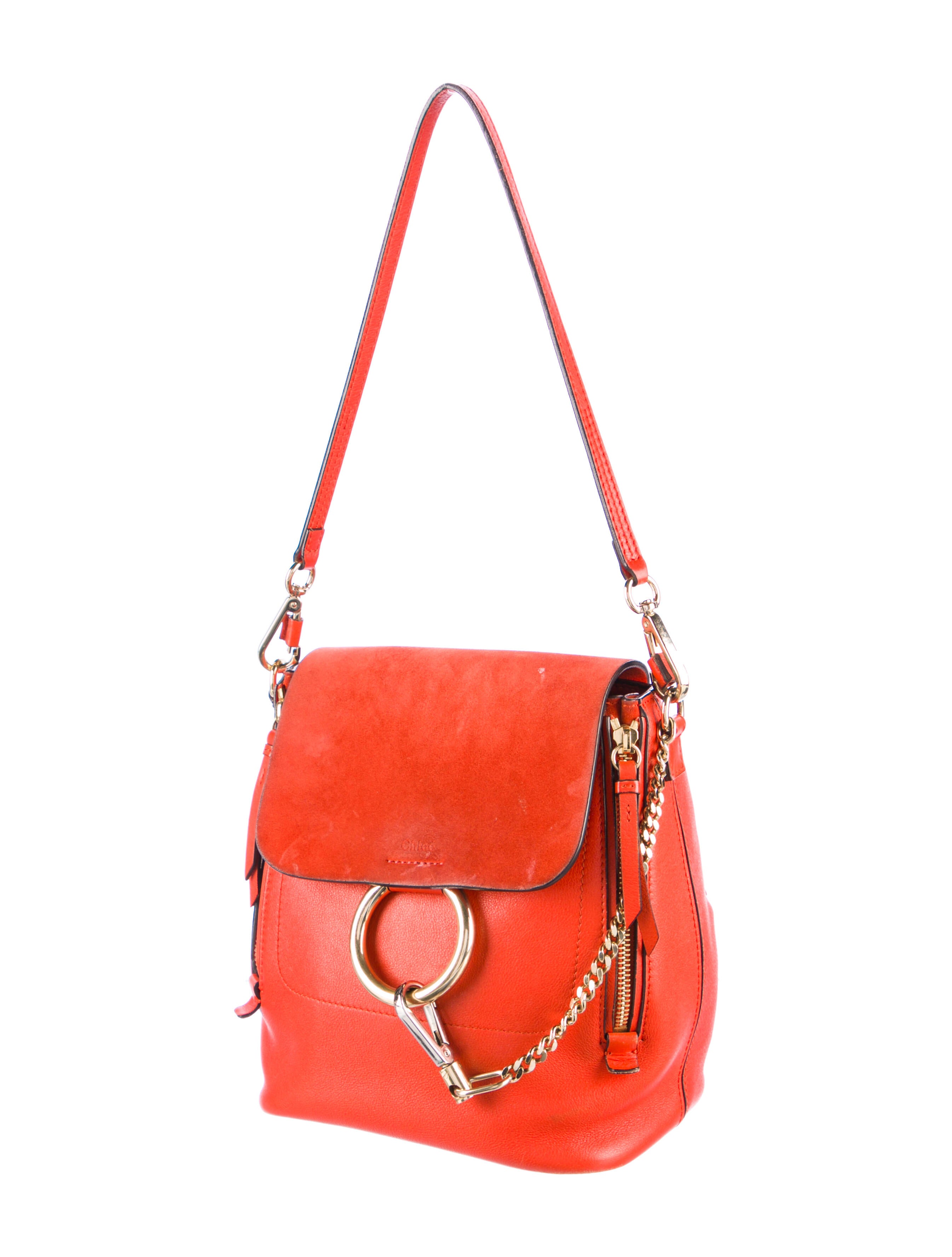 Chloé Leather Faye Backpack - Black Backpacks, Handbags - CHL250941 ...