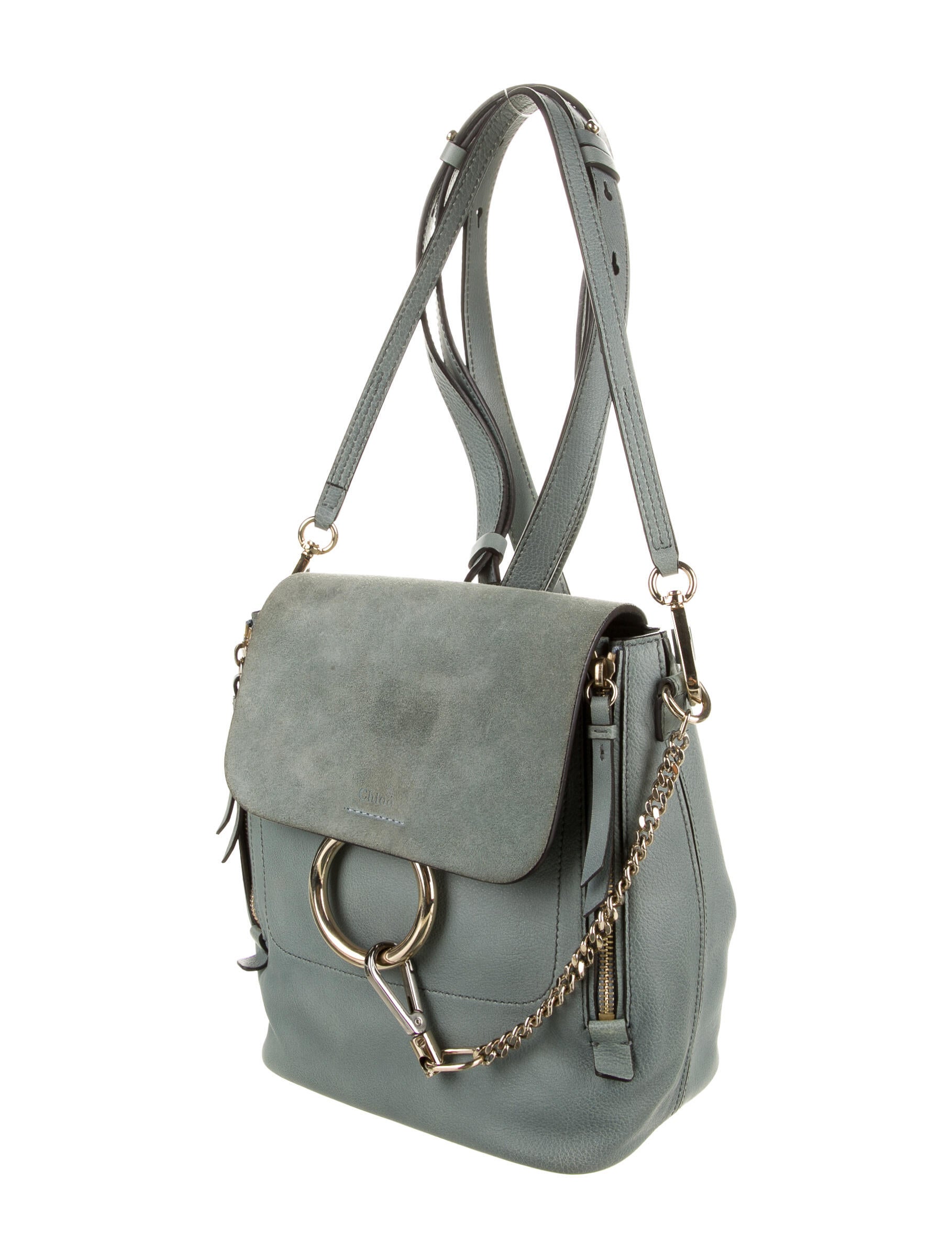 Chloé Leather Faye Backpack - Black Backpacks, Handbags - CHL250941 ...