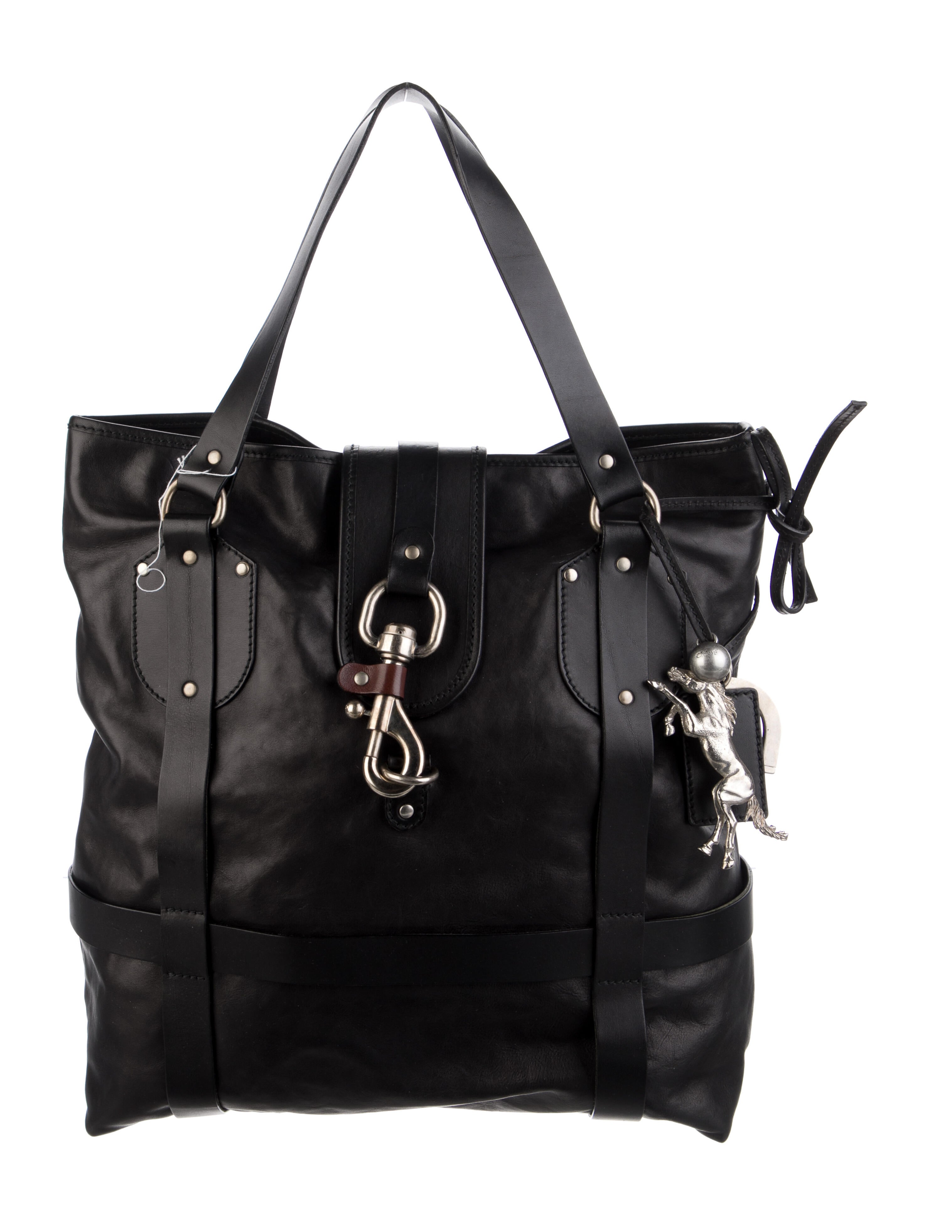 Chloé Leather Tote - Black Totes, Handbags - CHL255135 | The RealReal