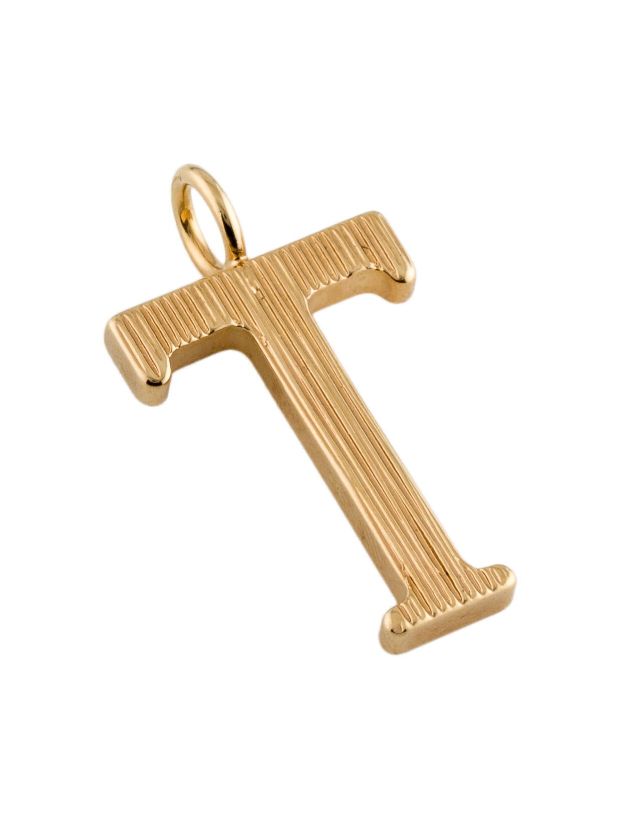 Chloé Alphabet Letter T Pendant - Gold-Tone Metal Pendant Necklace ...