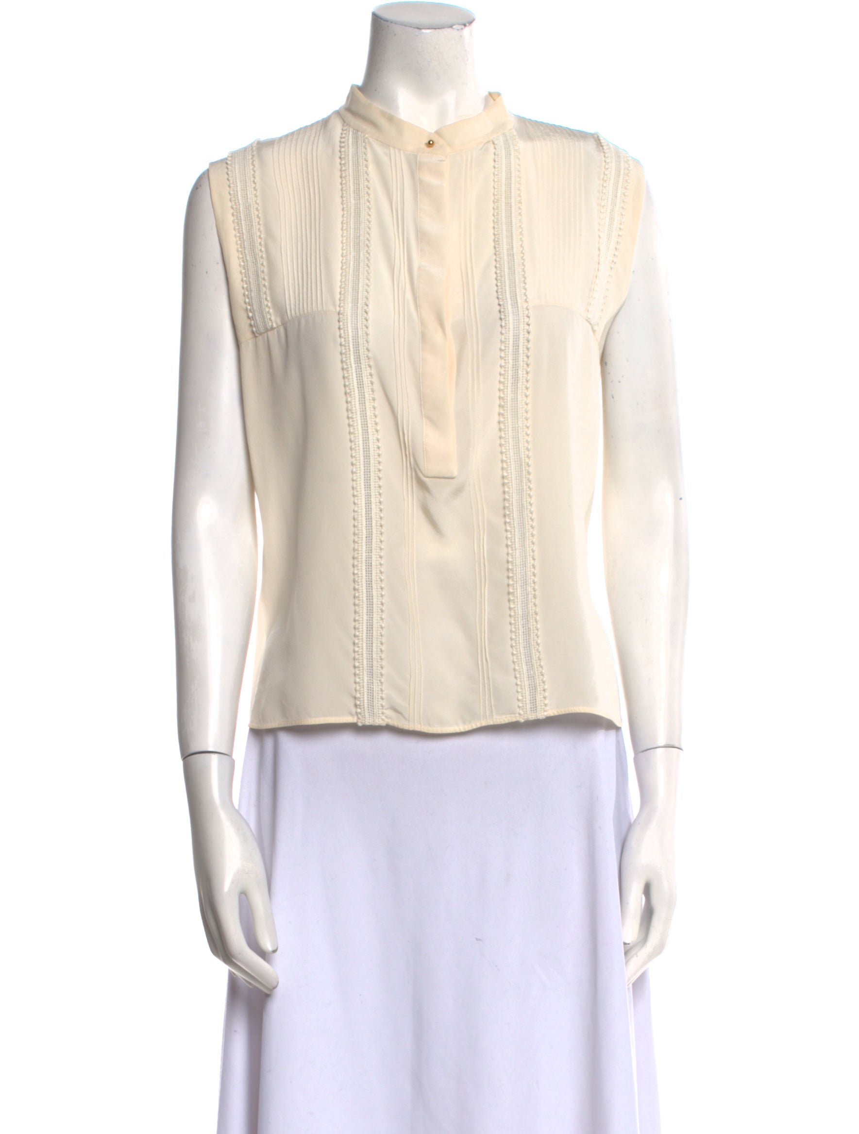 Chloé 2007 Silk Blouse - Neutrals Tops, Clothing - CHL256064 | The RealReal