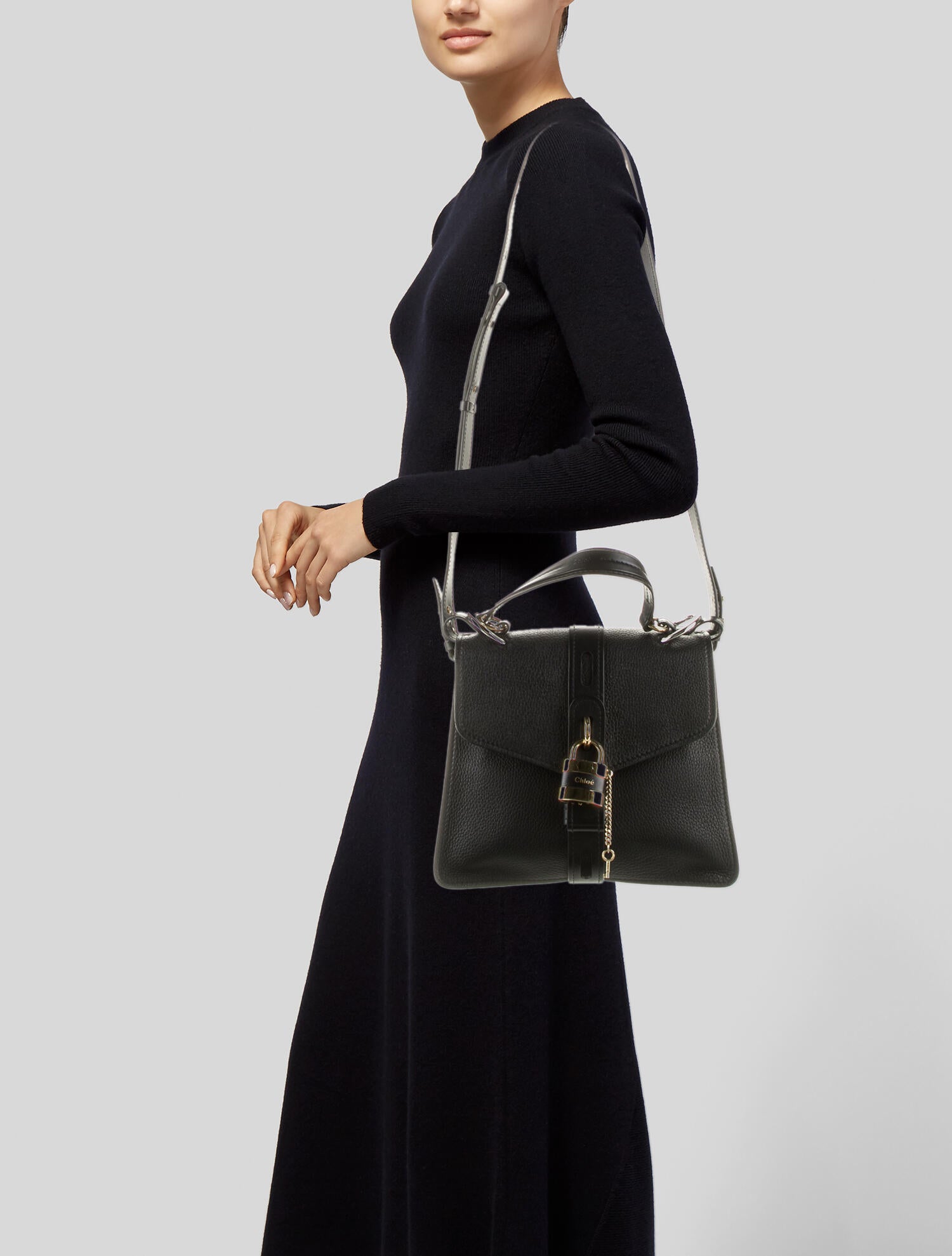 Chloé Aby Shoulder Bag Black Crossbody Bags Handbags Chl258518
