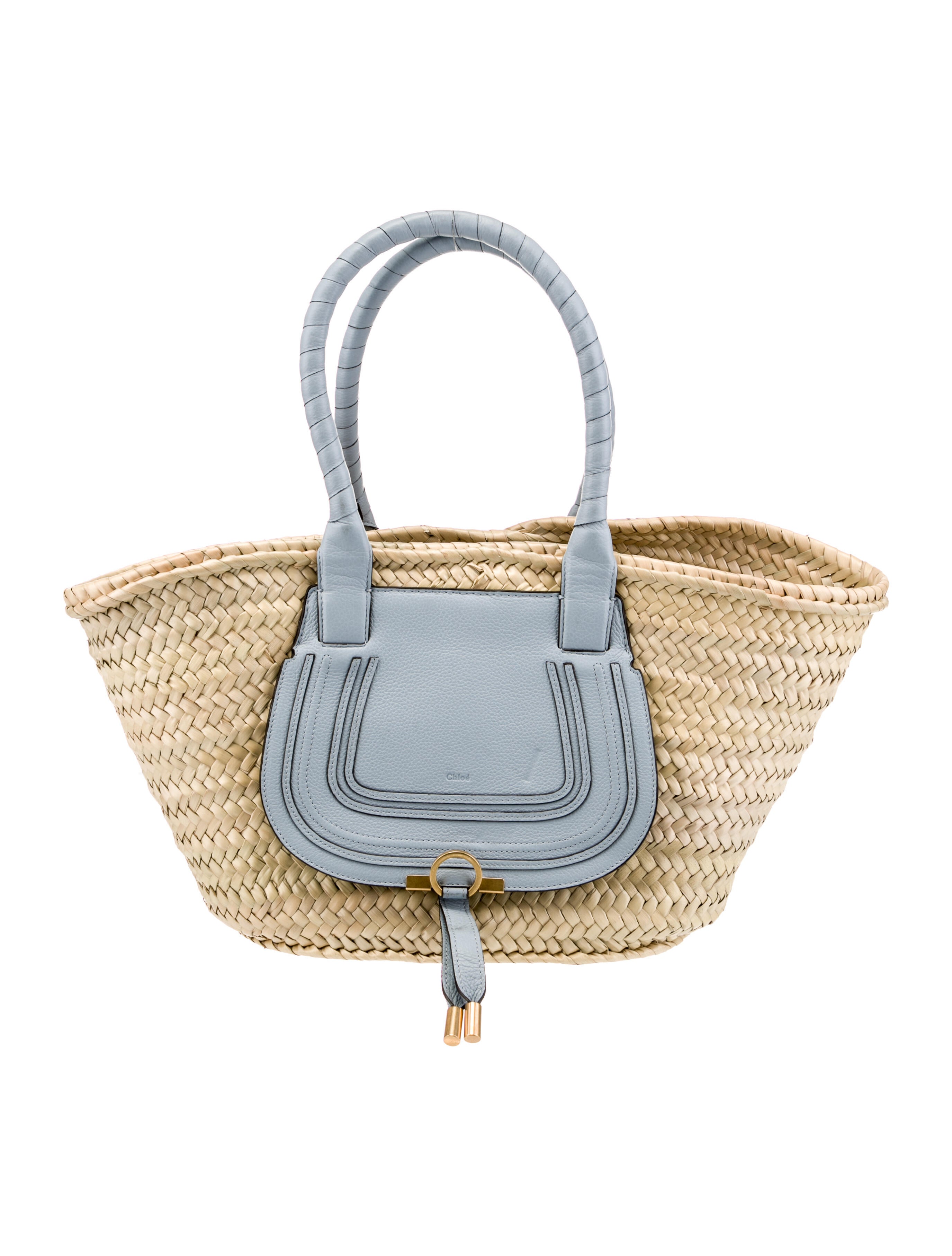 Chloé Raffia Tote Bag - Neutrals Totes, Handbags - CHL268528 | The RealReal