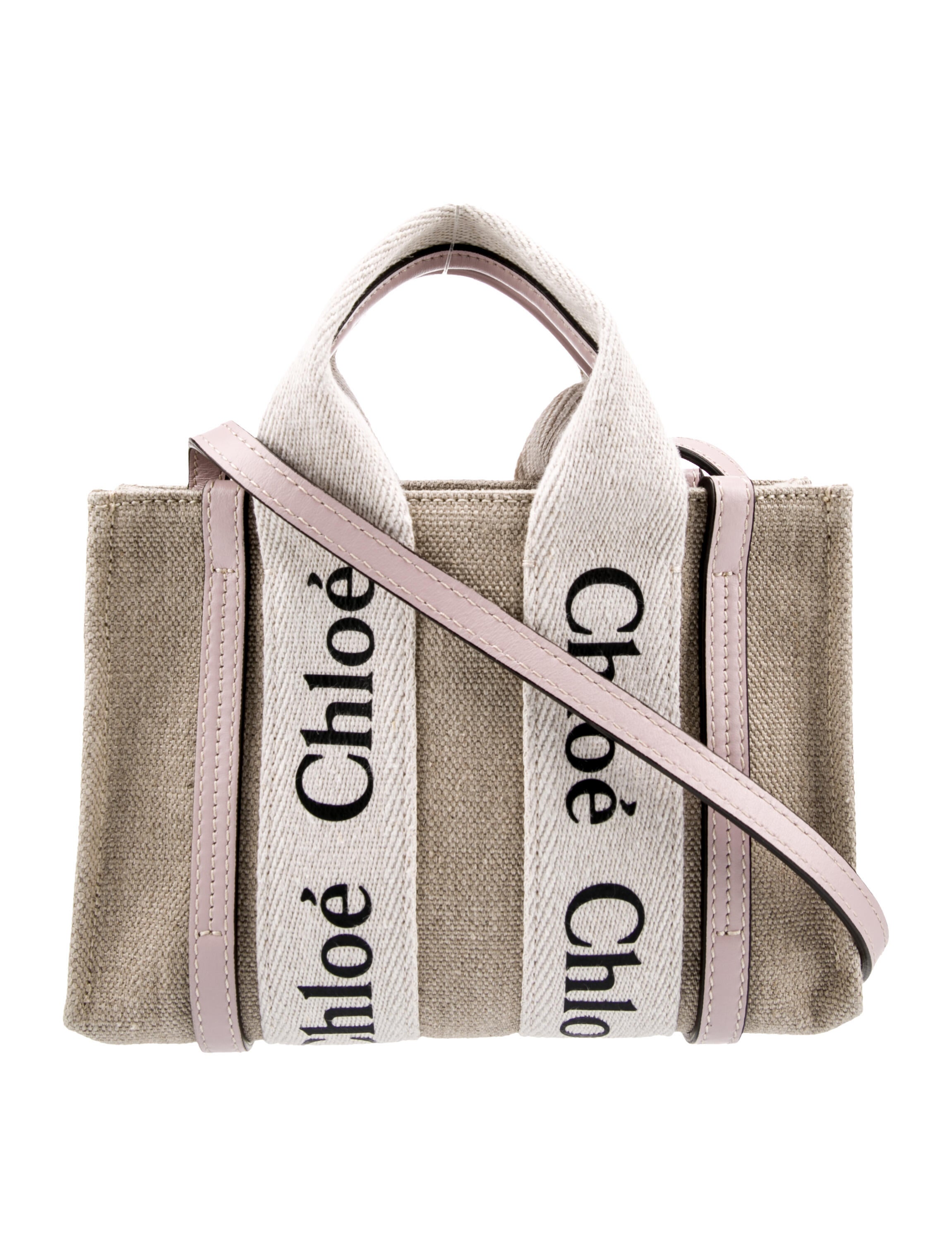 Chloé Mini Woody Tote w/Tags - Neutrals Totes, Handbags - CHL267302 ...