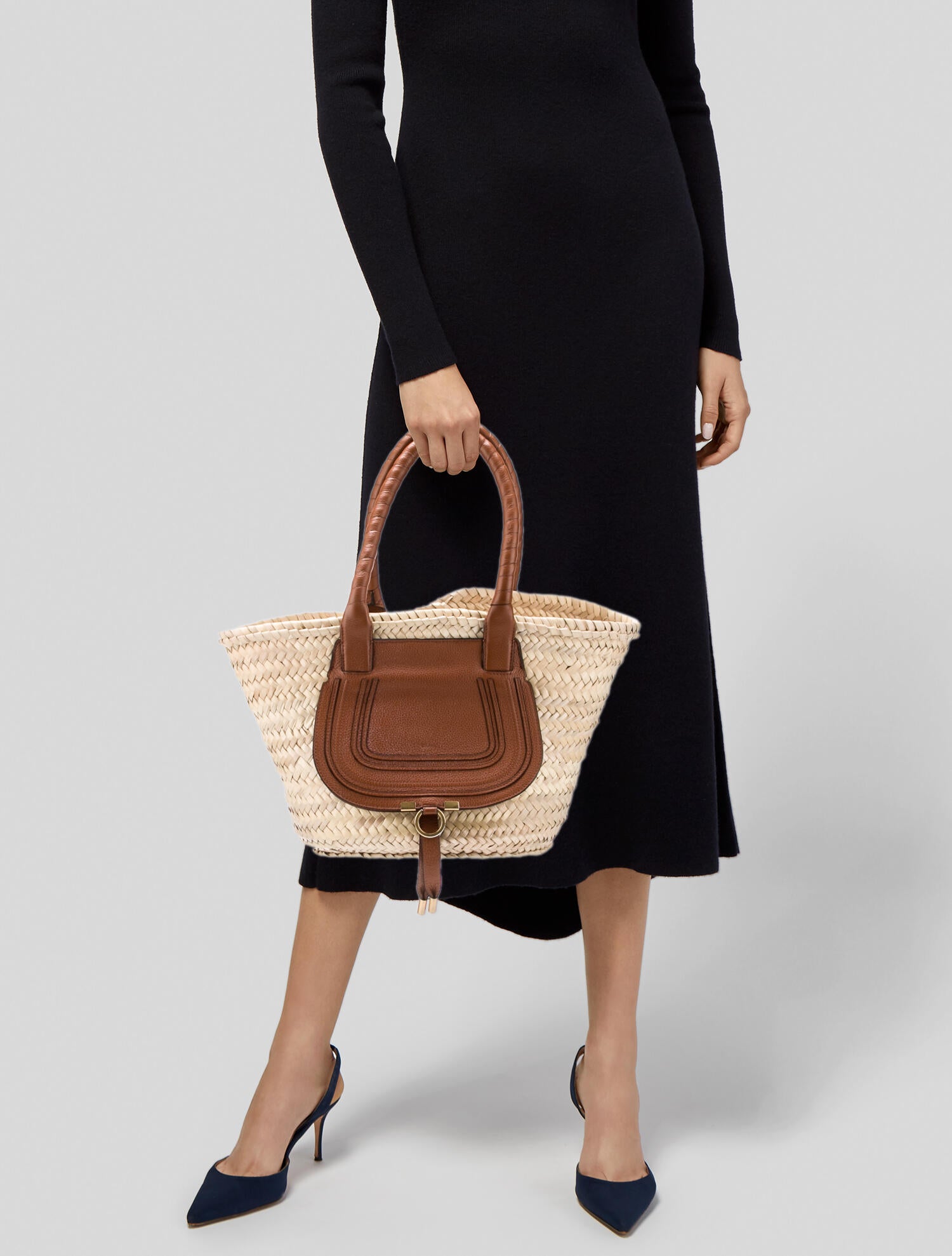 Chloé Raffia Tote Bag - Neutrals Totes, Handbags - CHL268528 | The RealReal