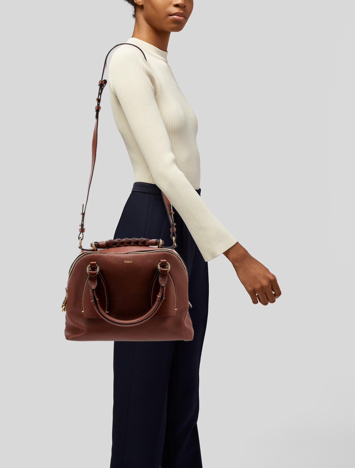 Chloé Medium Daria Bag - Brown Totes, Handbags - CHL268796 | The RealReal