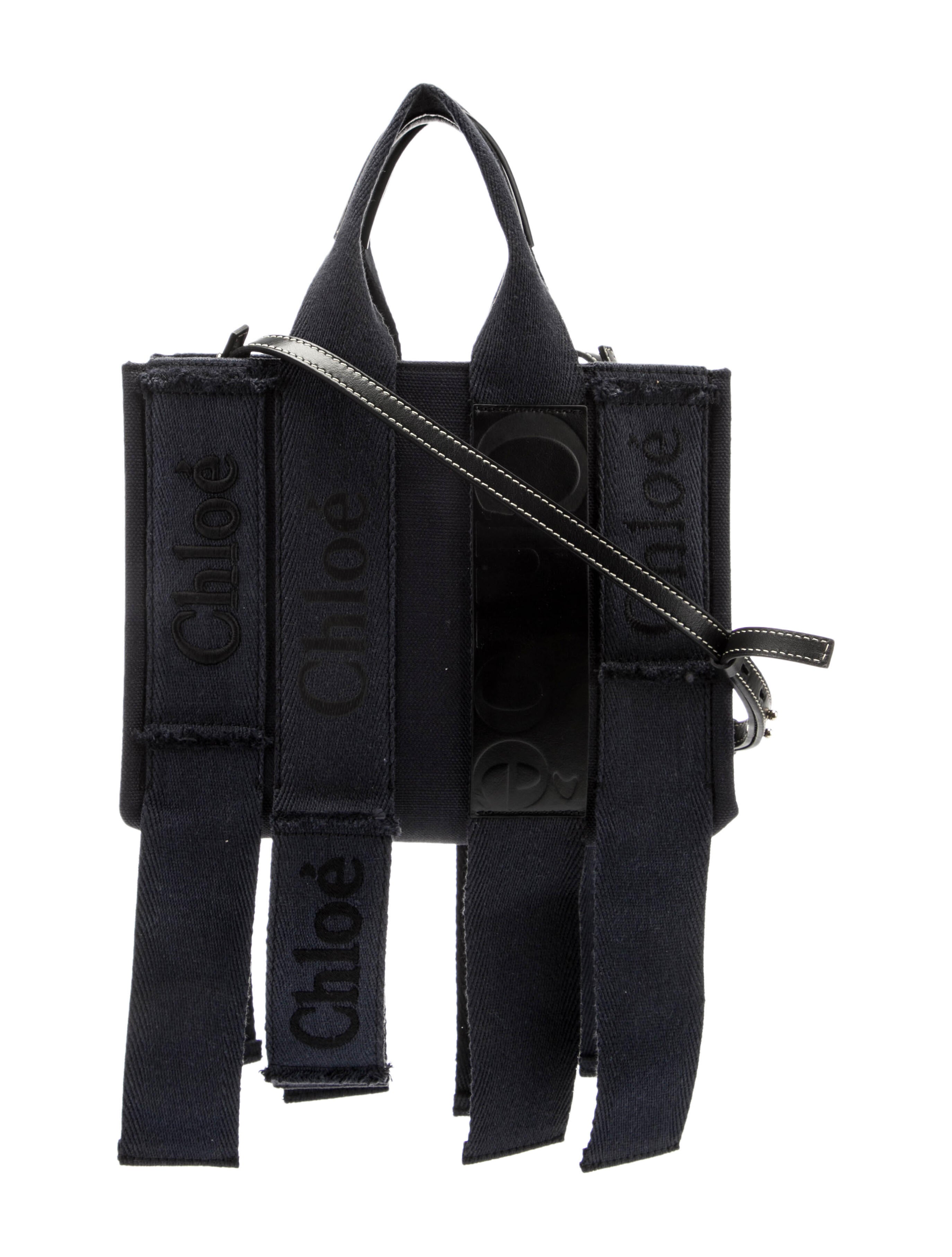 Chloé Mini Woody Tote - Blue Totes, Handbags - CHL269123 | The RealReal