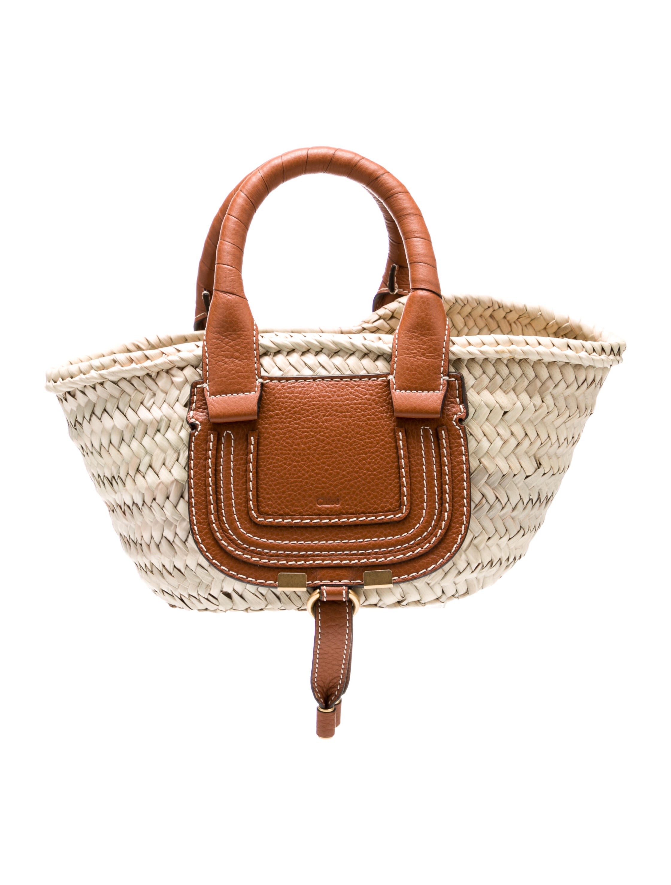 Chloé Raffia Tote Bag - Neutrals Totes, Handbags - CHL268528 | The RealReal
