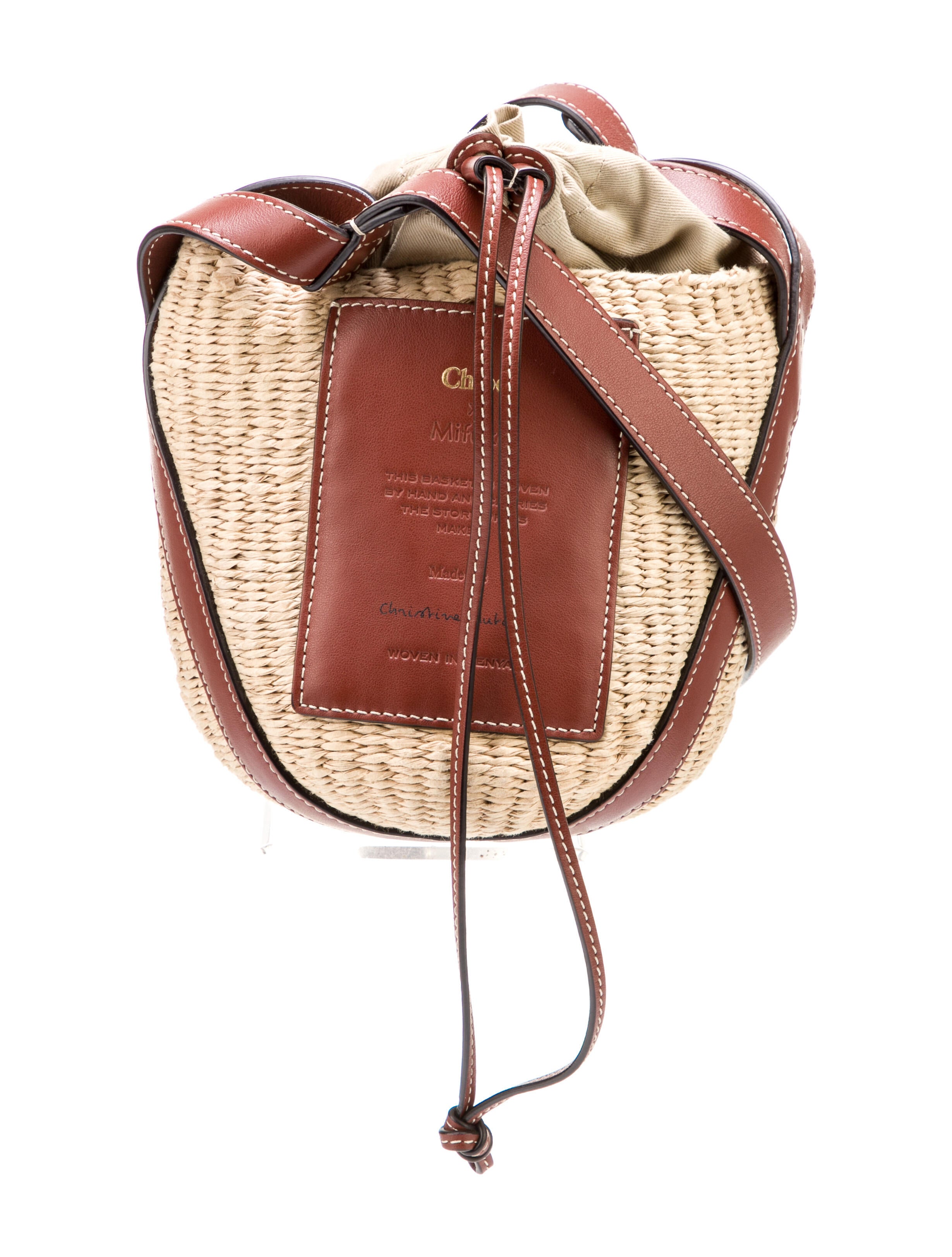 Chloe x Mifuko Small Backet Crossbody Bag - Neutrals Bucket Bags ...