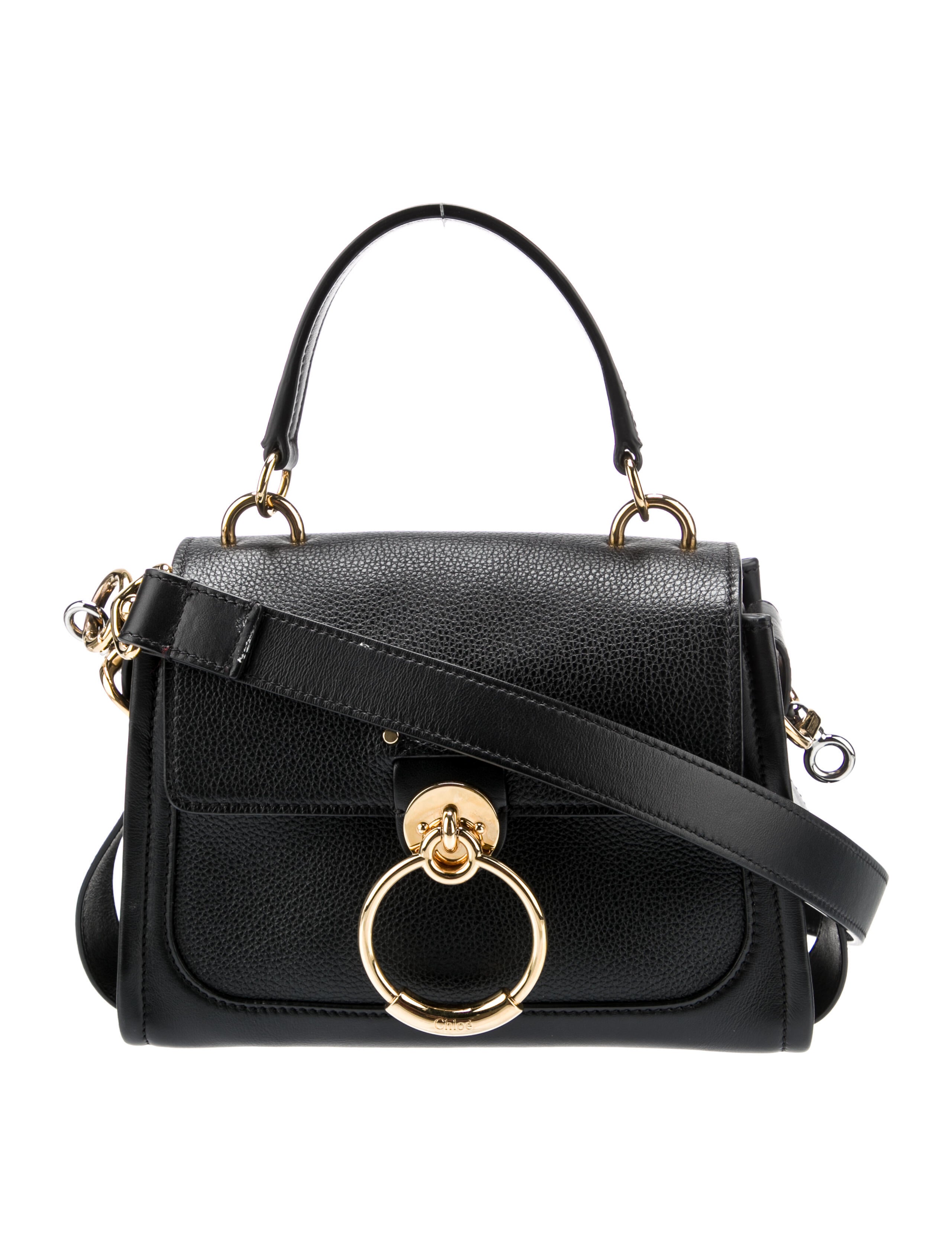 Chloé Mini Tess Day Bag - Black Shoulder Bags, Handbags - CHL270614 ...