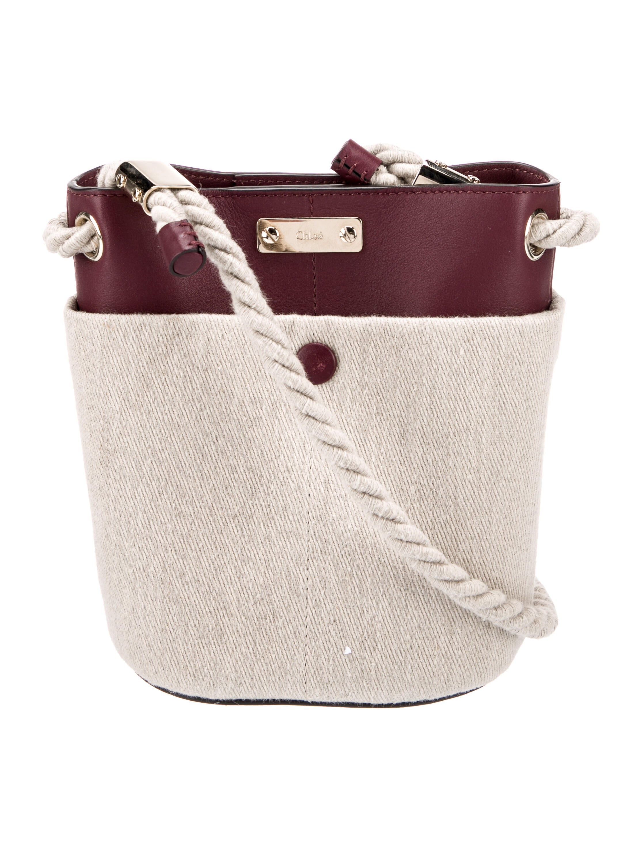 Chloé Small Key Bucket Bag - Neutrals Bucket Bags, Handbags - CHL270794 ...