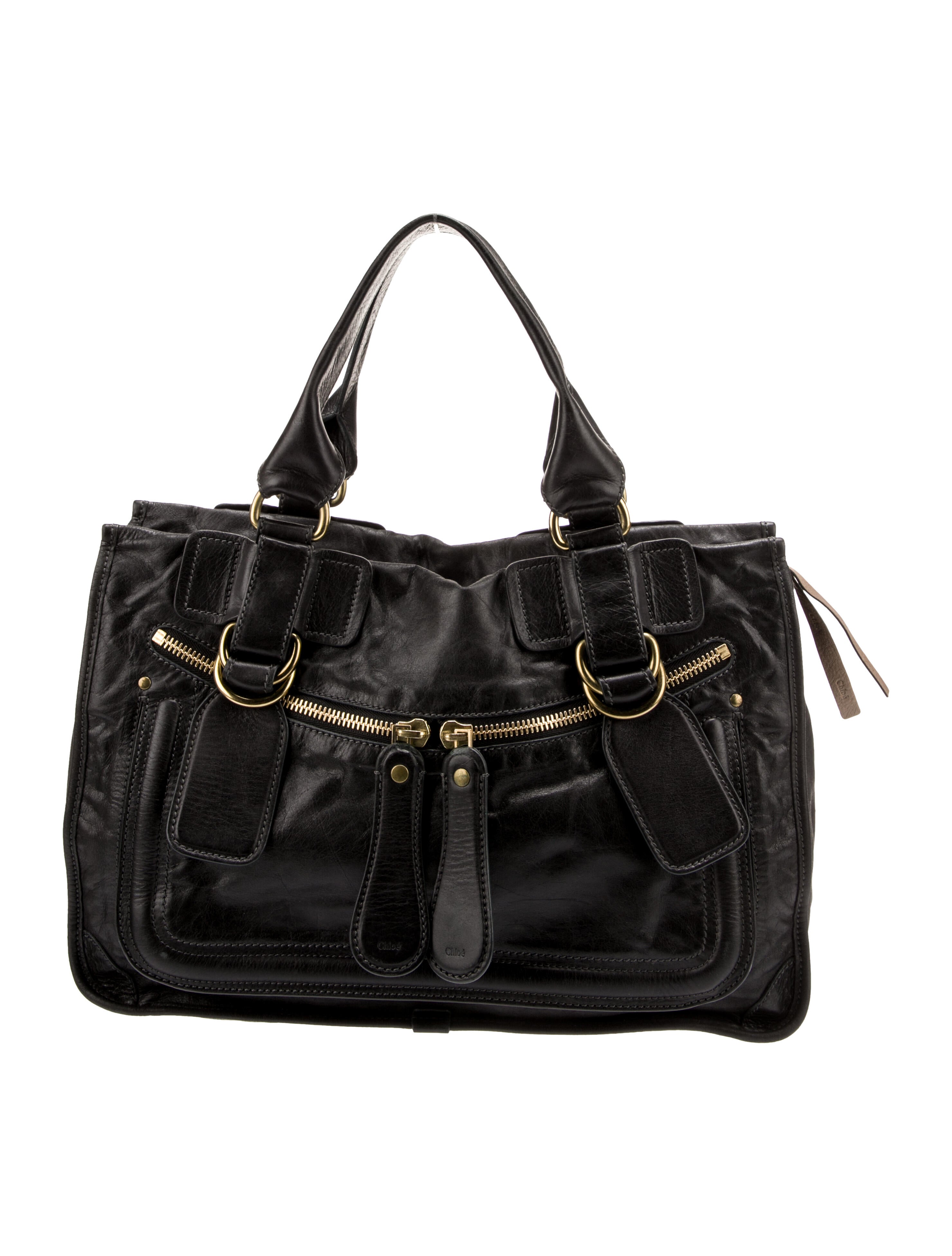 Chloé Large Bay Leather Bag - Shoulder Bags, Handbags | The RealReal