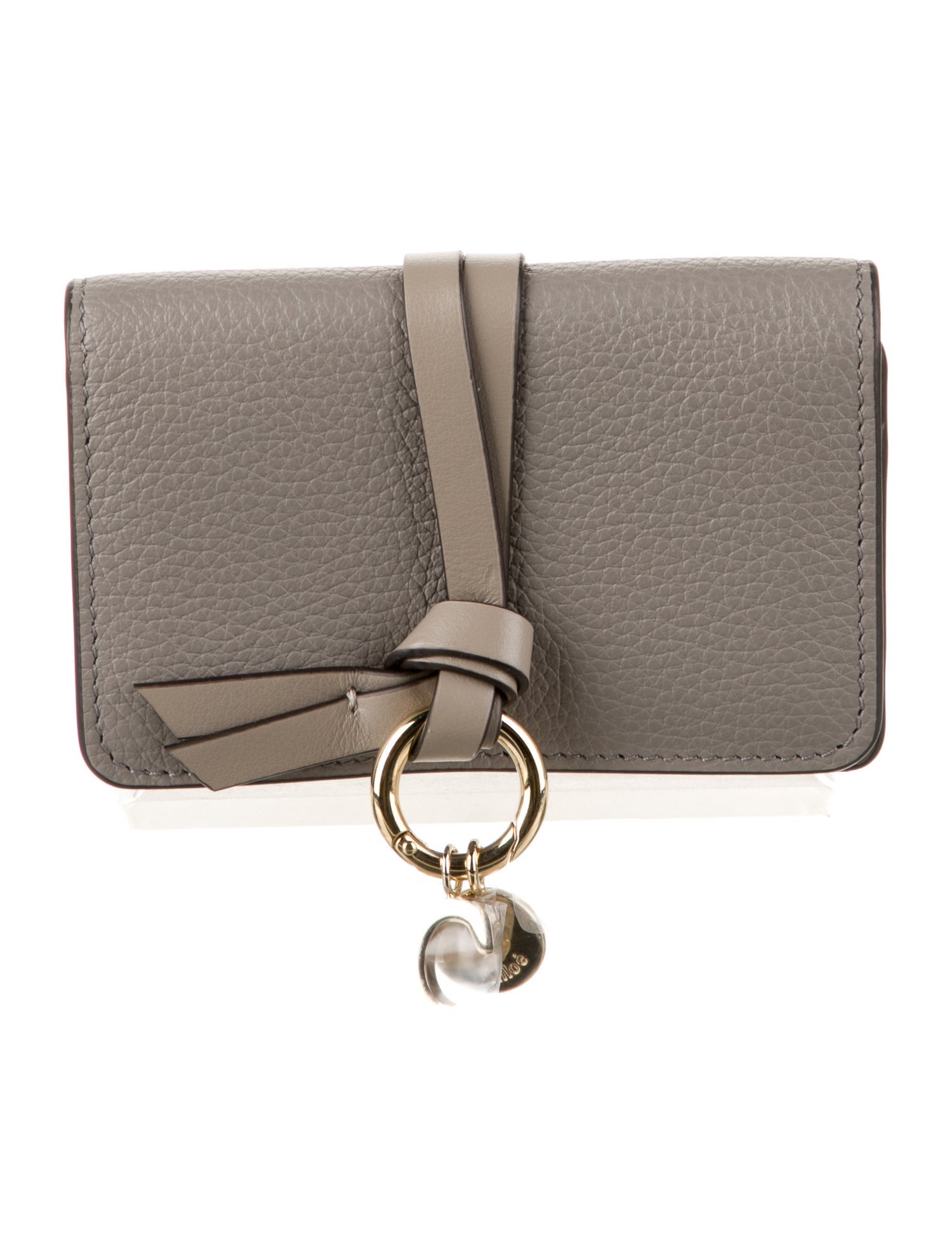 Chloé Leather Wallet - Grey Wallets, Accessories - CHL272776 | The RealReal