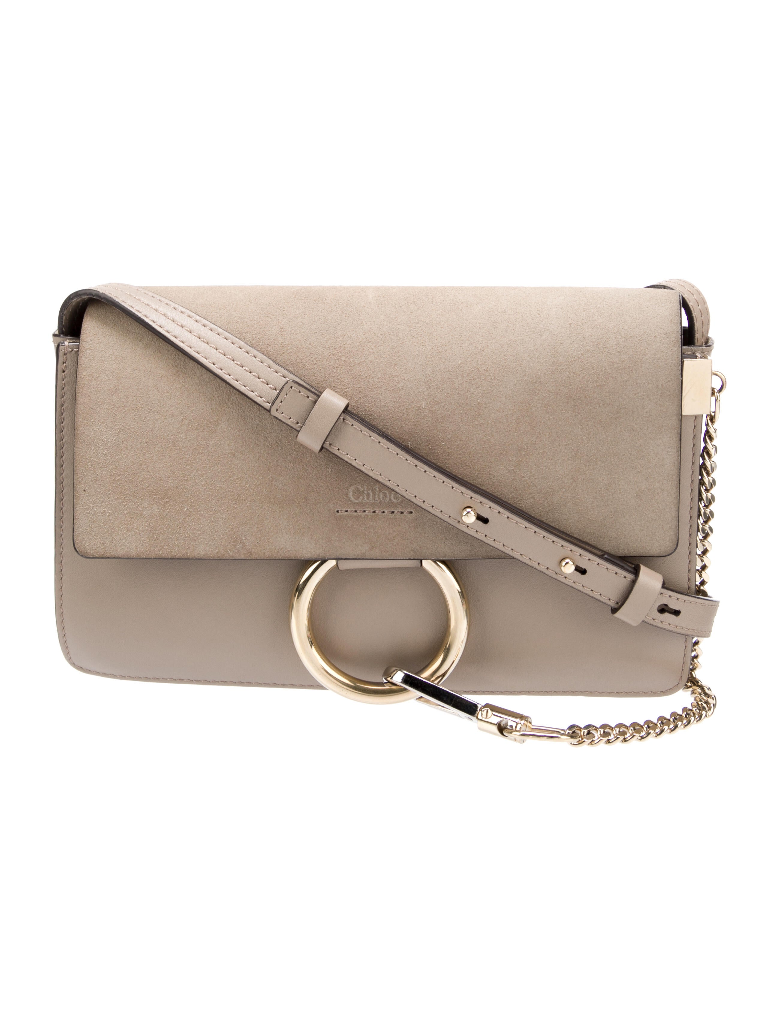 Chloé Faye Leather Crossbody Bag - Neutrals Crossbody Bags, Handbags ...