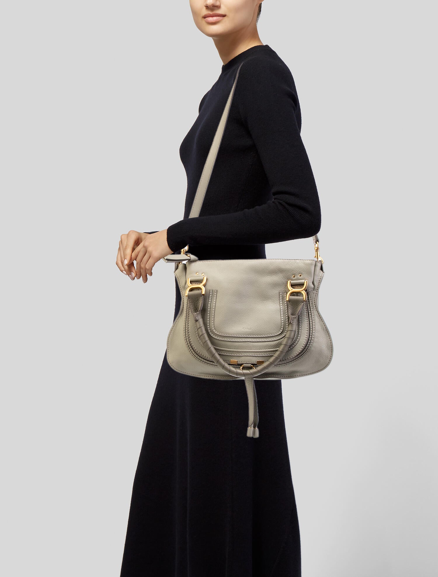 Chloé Marcie Shoulder Bag - Neutrals Shoulder Bags, Handbags - CHL278961 | The RealReal