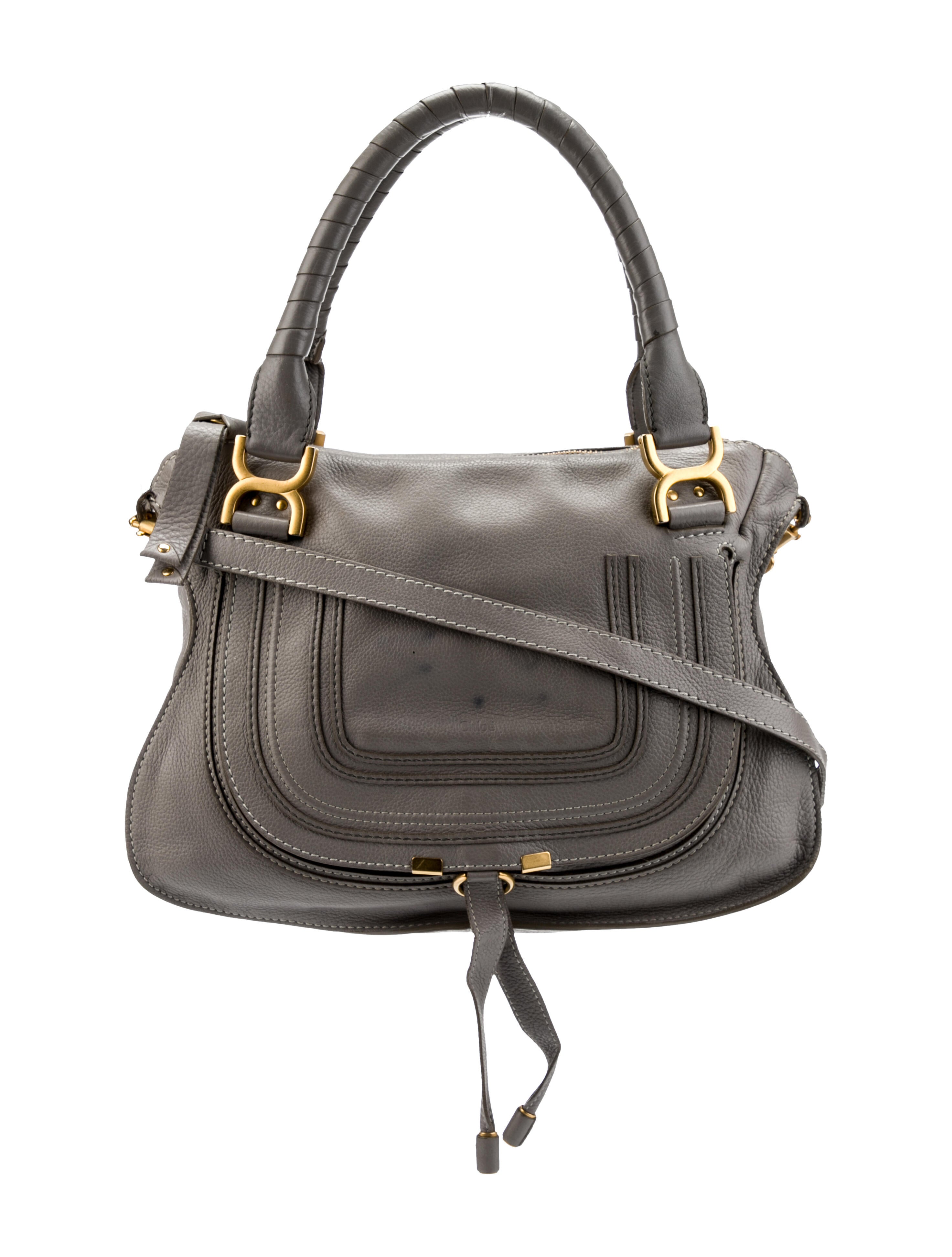 Chloé Medium Marcie Bag - Grey Handle Bags, Handbags - CHL274242 | The ...