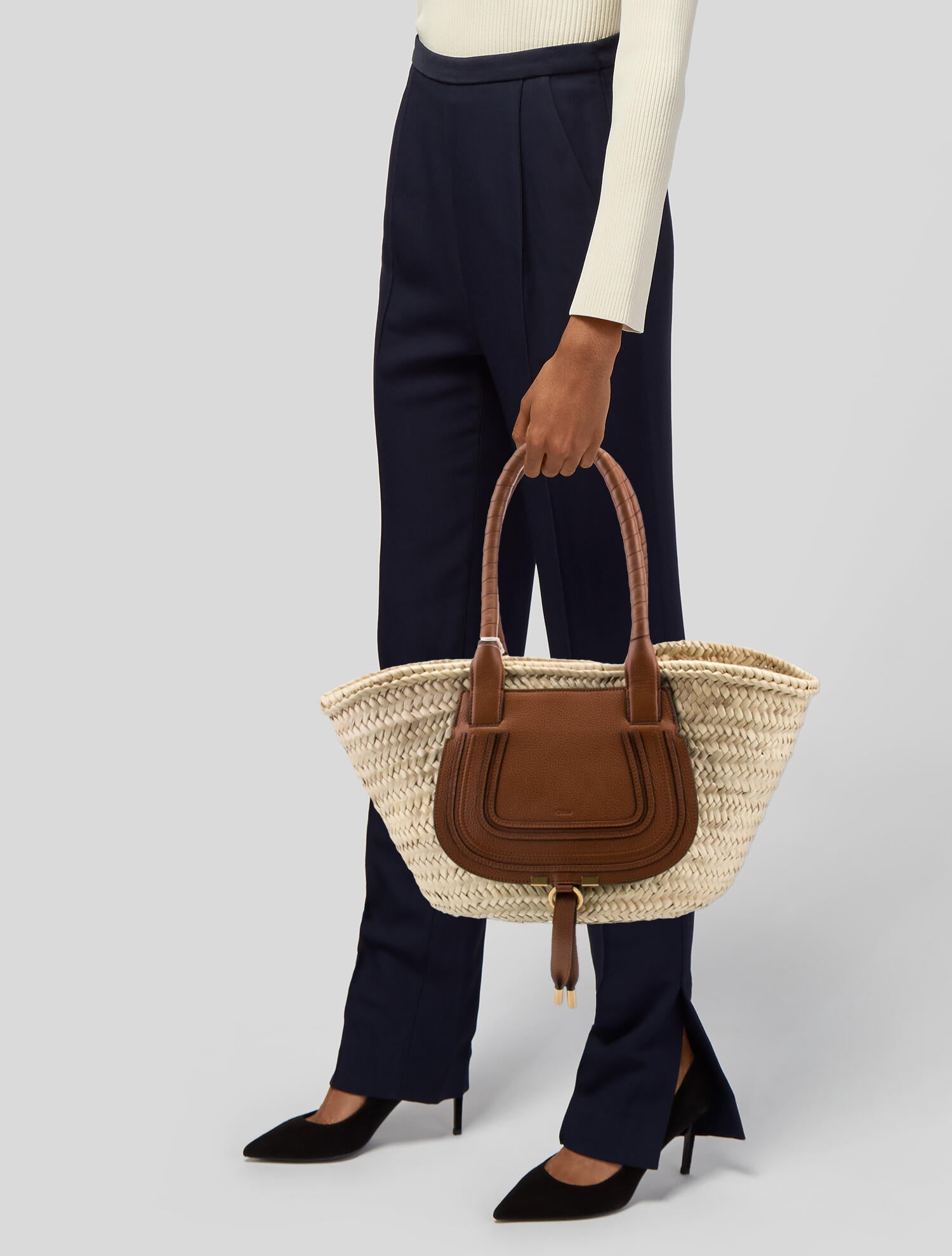 Celine 2022 Large Raffia Triomphe Tote - Neutrals Totes, Handbags ...