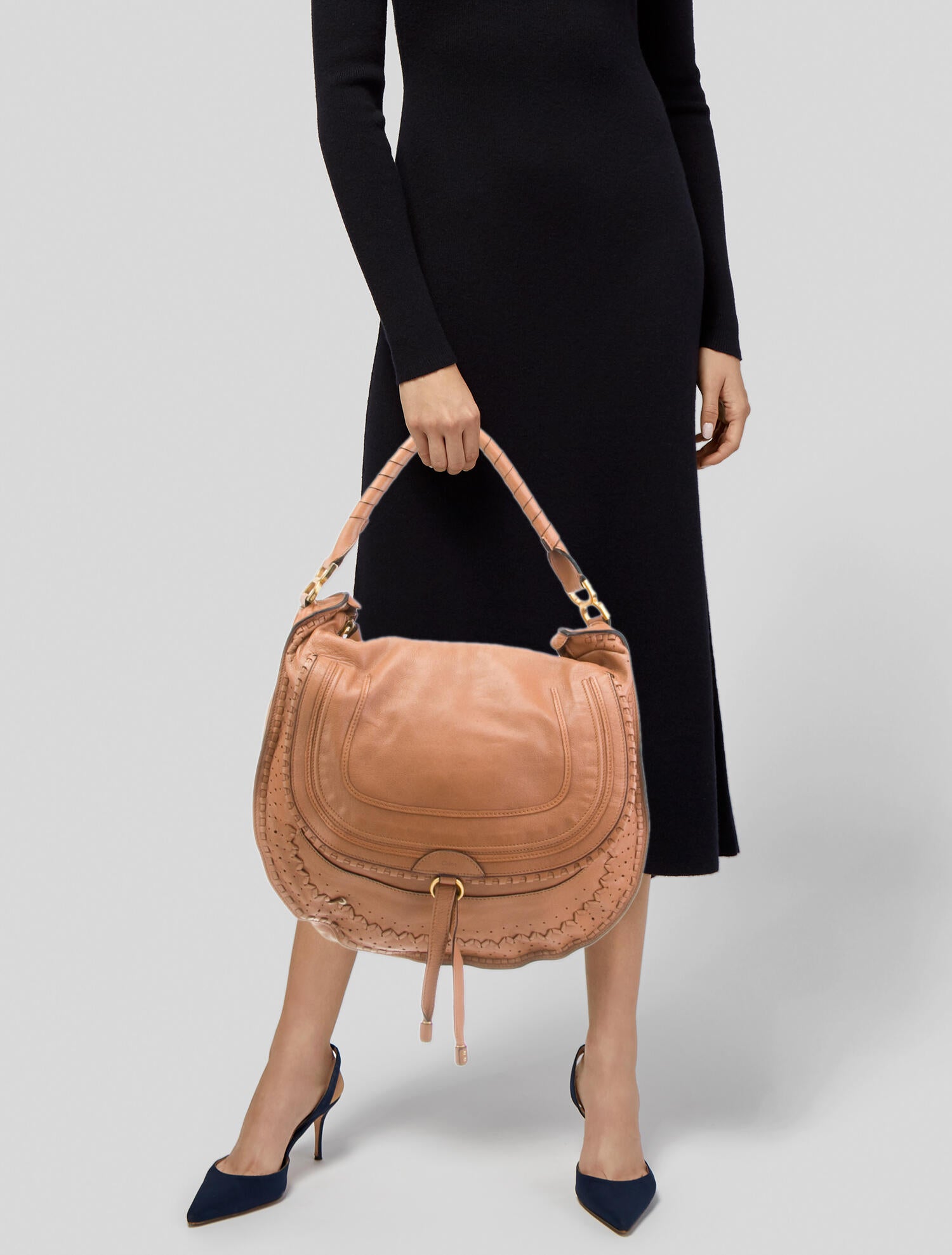 Chloé Leather Shoulder Bag - Brown Shoulder Bags, Handbags - CHL276828 ...