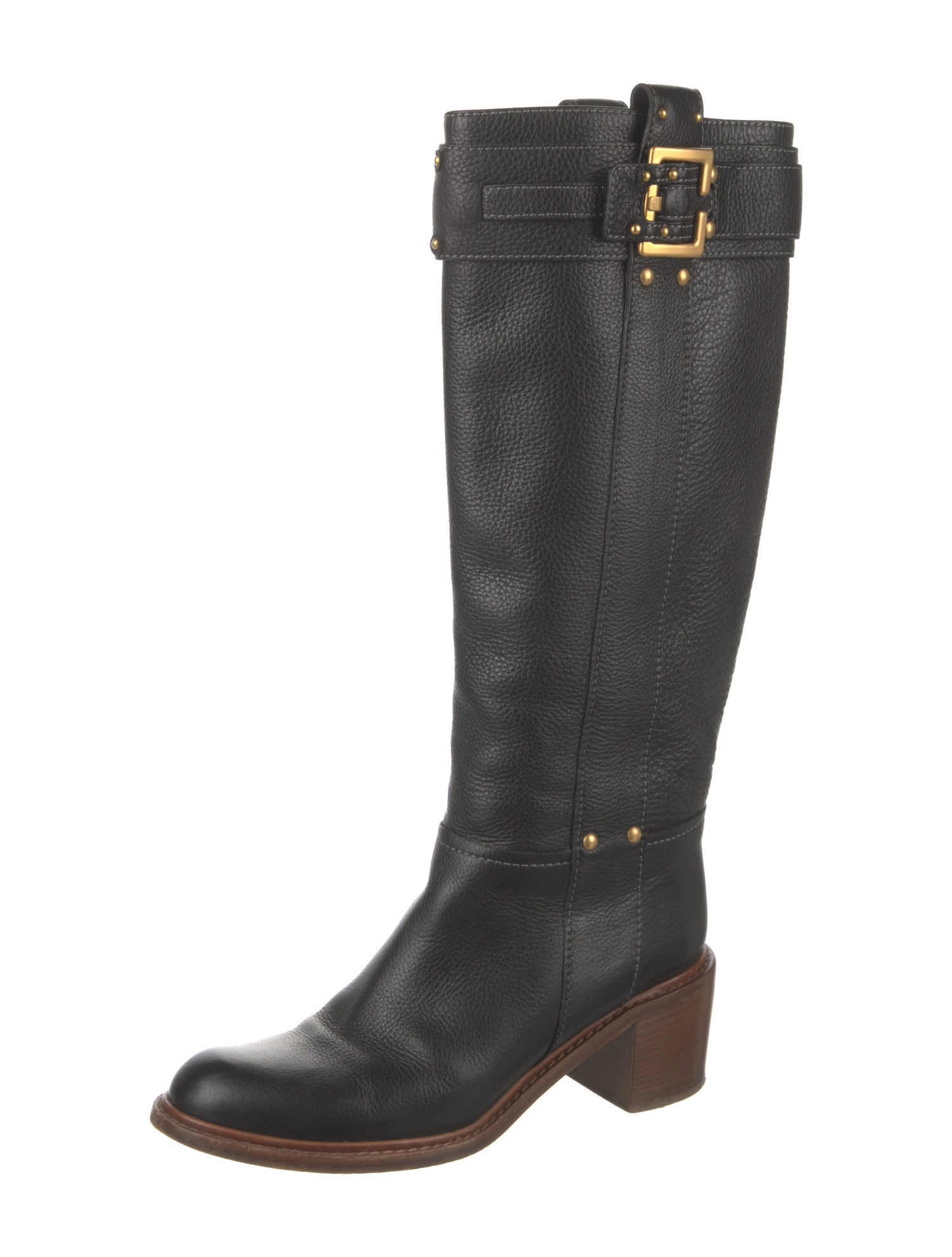 Hermès Jumping Riding Boots Leather Riding Boots - Brown Boots, Shoes ...