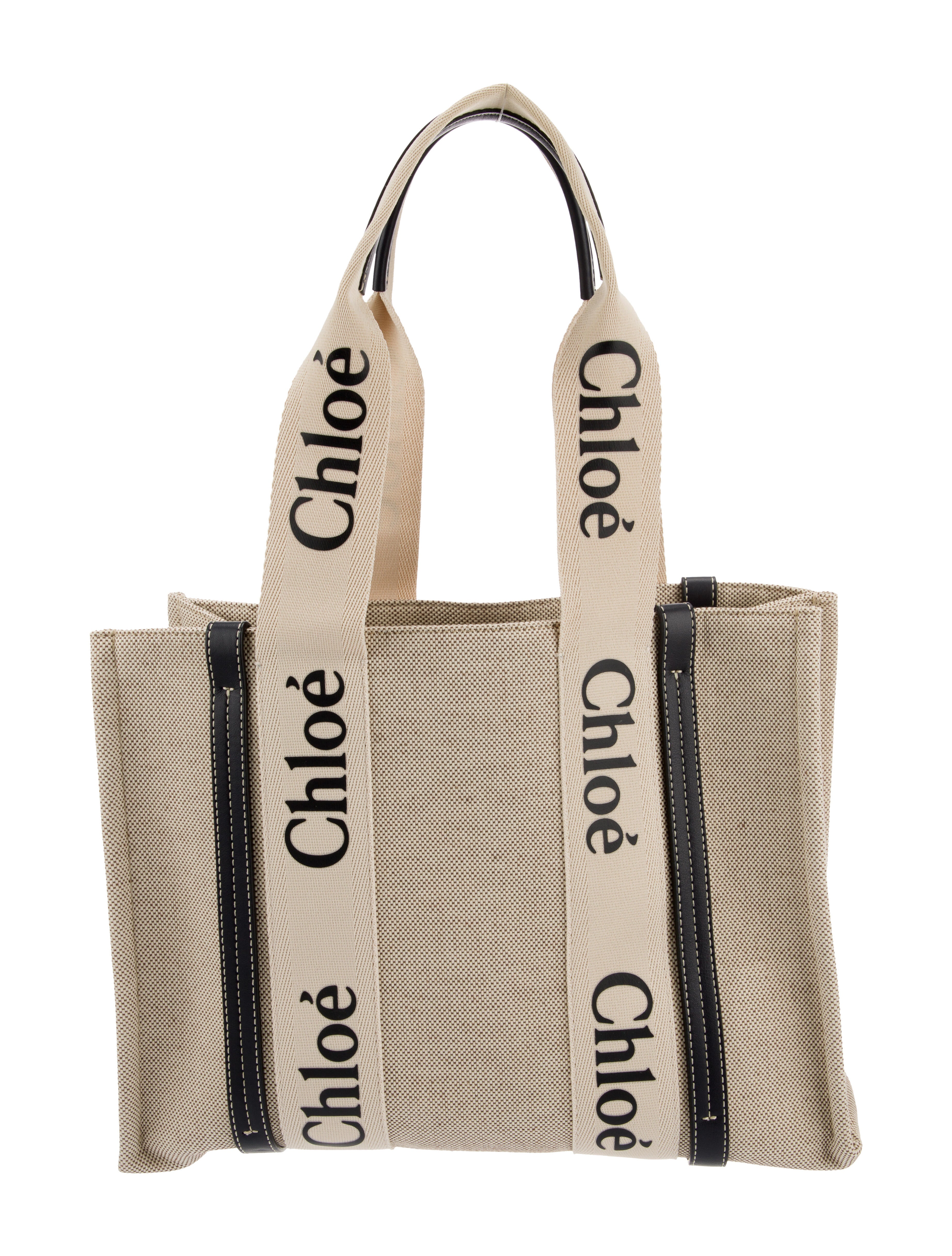 Chloé Medium Woody Tote - Neutrals Totes, Handbags - CHL277377 | The ...