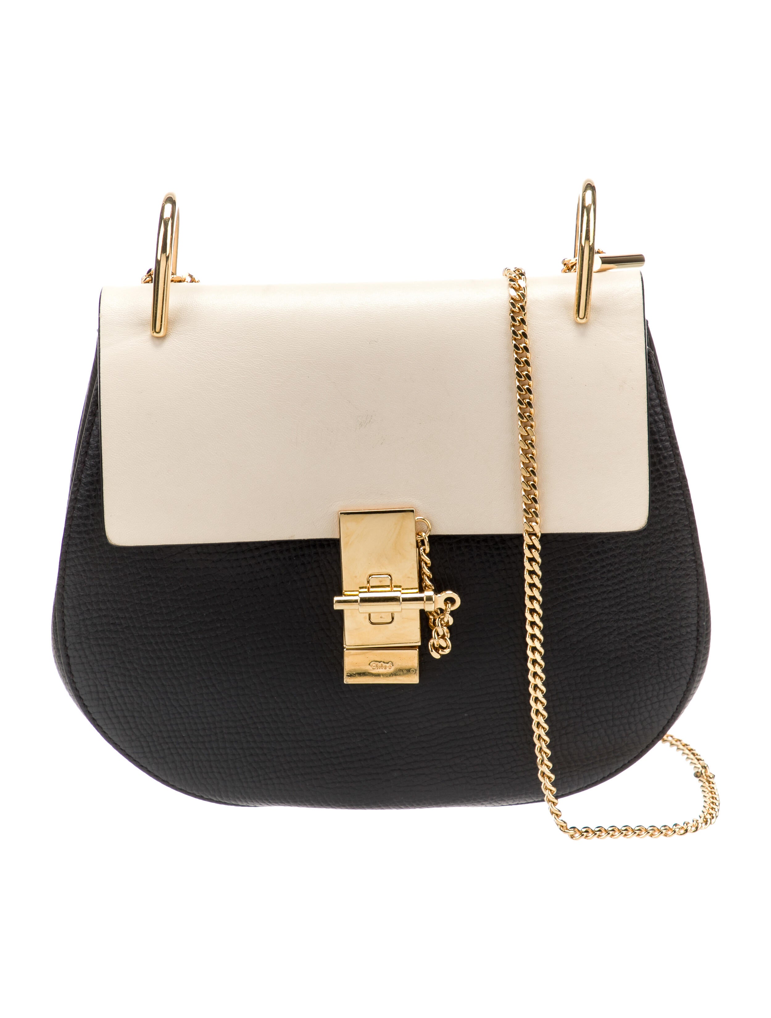 Chloé Leather Chain-Link Shoulder Bag - Pink Shoulder Bags, Handbags ...