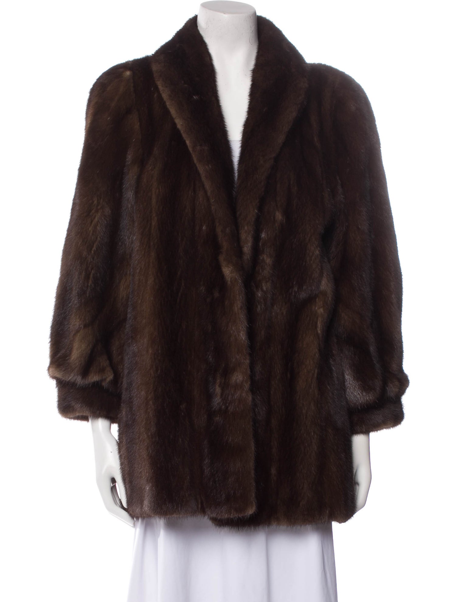 Chloé Faux Fur Coat - Brown Coats, Clothing - CHL278898 | The RealReal