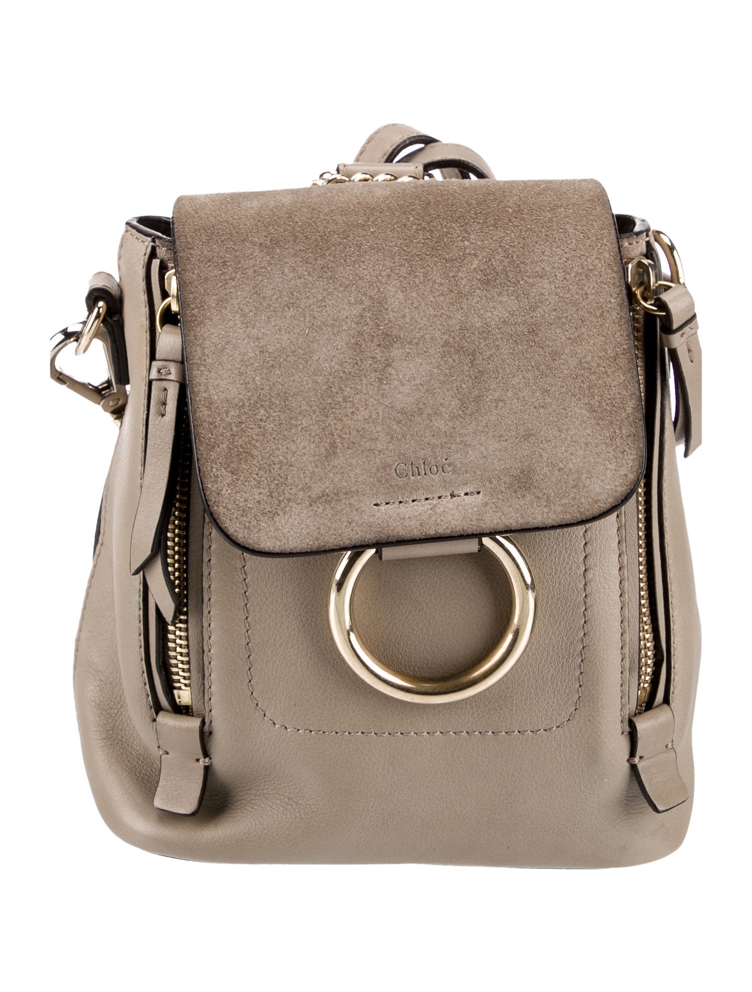 Chloé Small Faye Backpack - Neutrals Backpacks, Handbags - CHL280513 ...