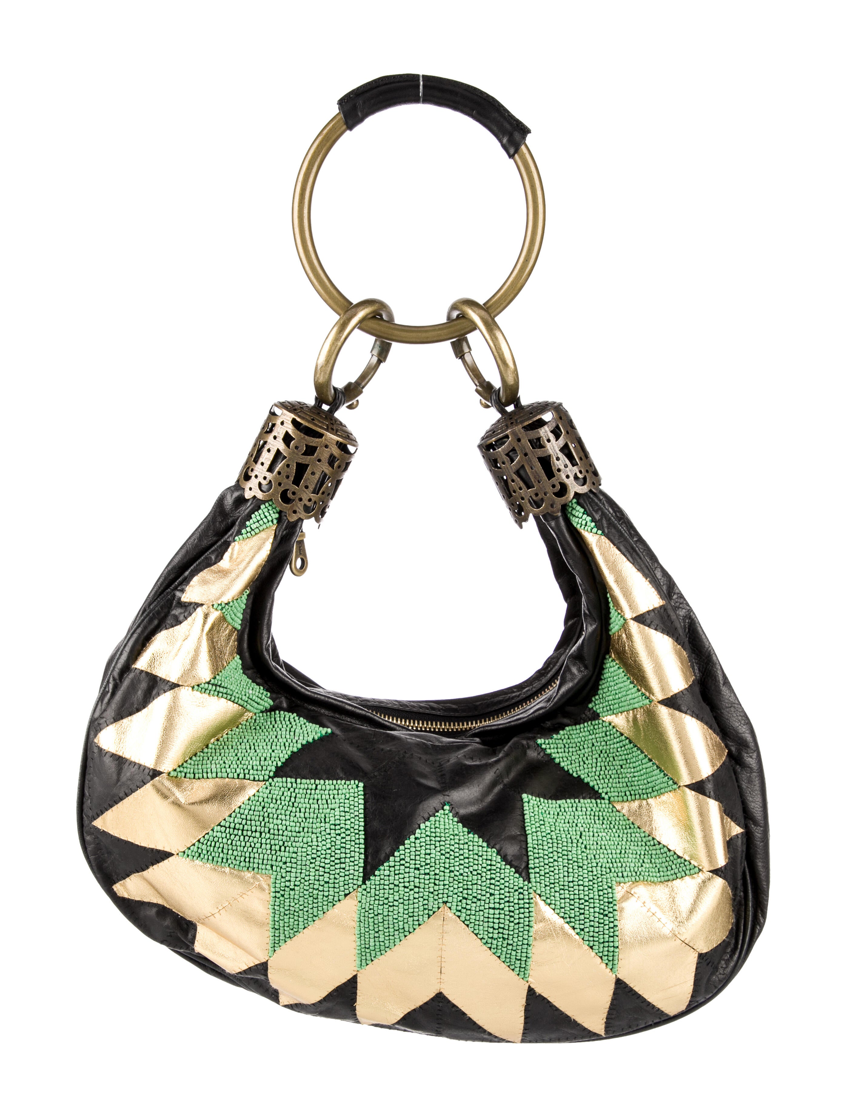 Chloé Beaded Half-Moon Hobo - Black Hobos, Handbags - CHL281691 | The RealReal